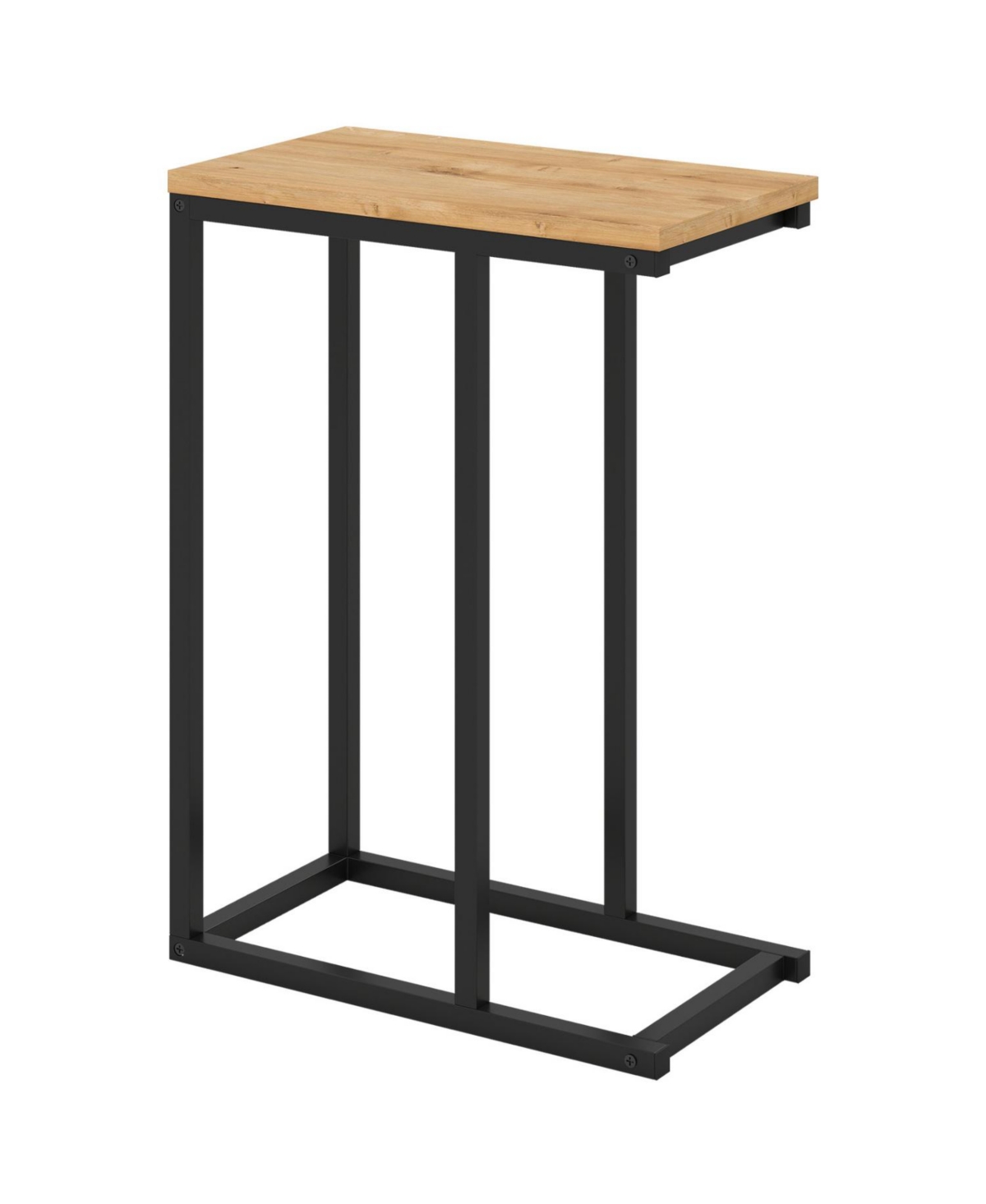 Click here for Slickblue Modern C-Shaped Side Table with Metal Fr... prices