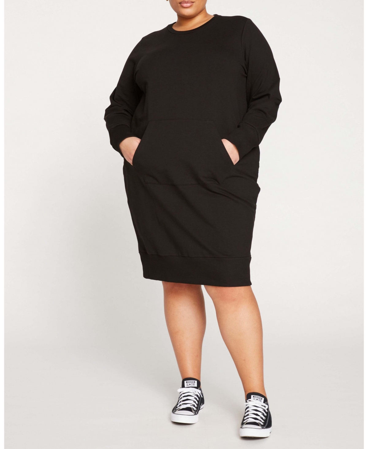 Click here for Universal Standard Plus Size Bree Sweatshirt Dress... prices
