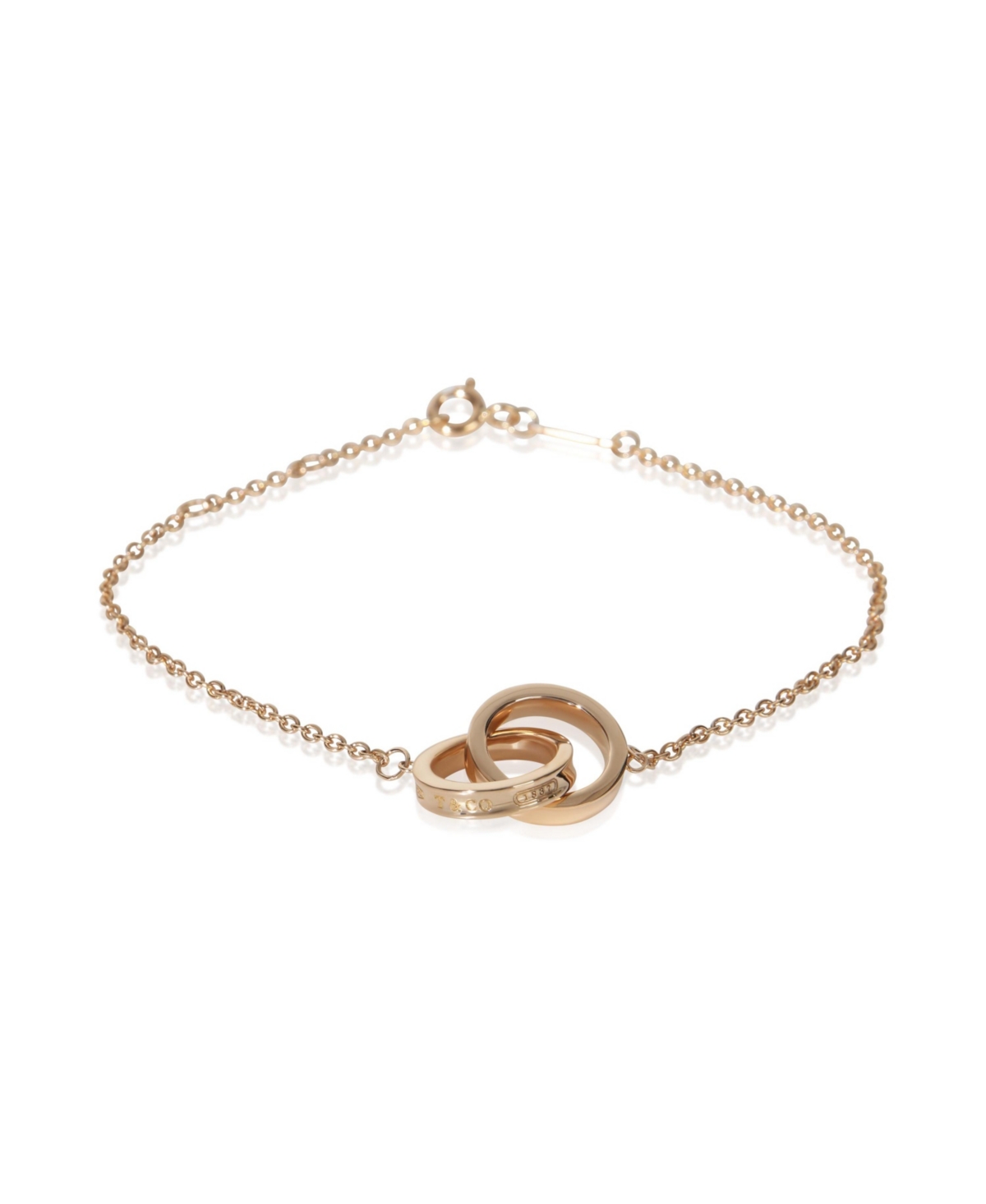 Click here for Pre-Owned Tiffany & Co Rose Gold 1837 Interlocking... prices