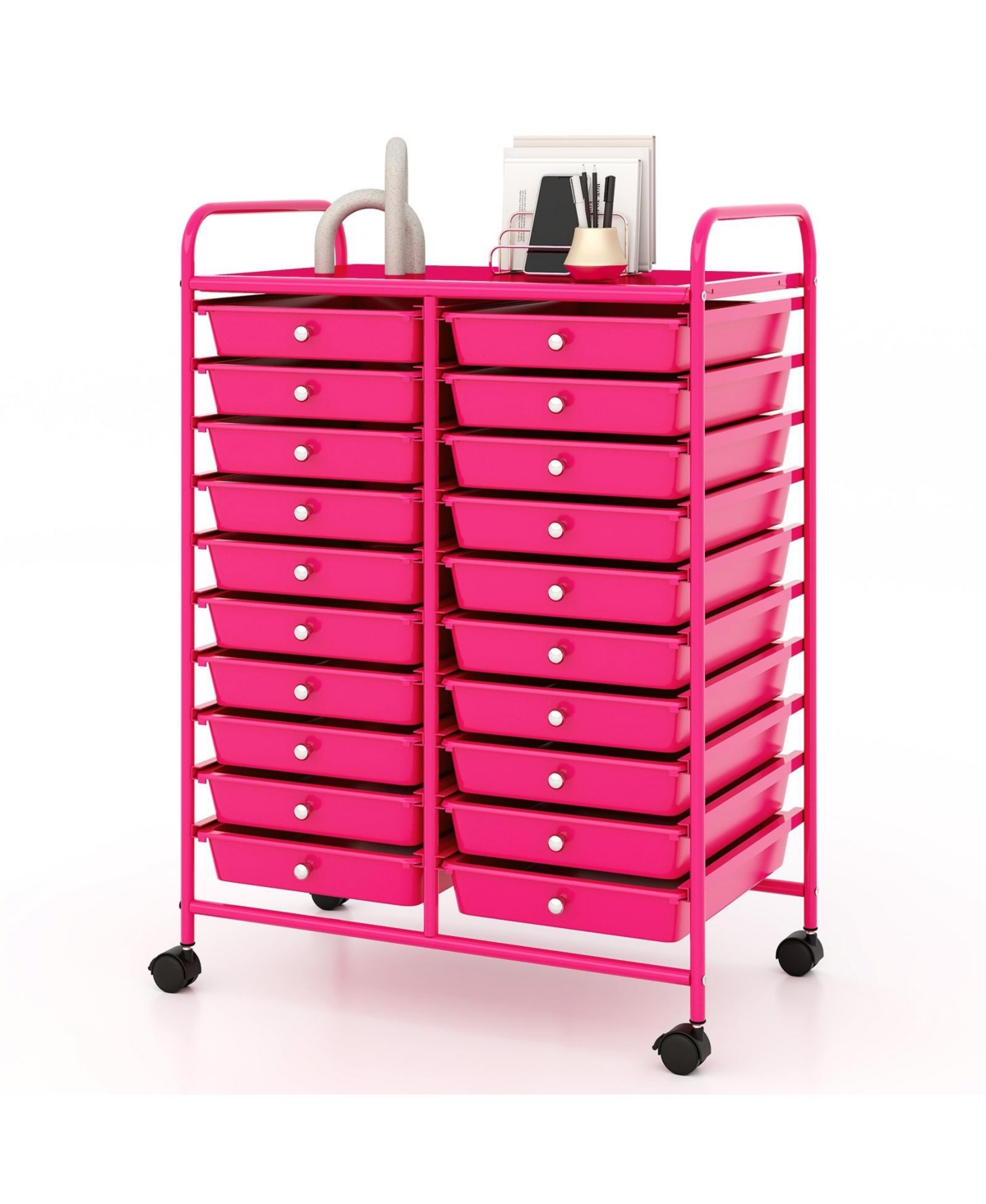 Click here for Slickblue Rolling Storage Cart 20 Drawer Organizer... prices