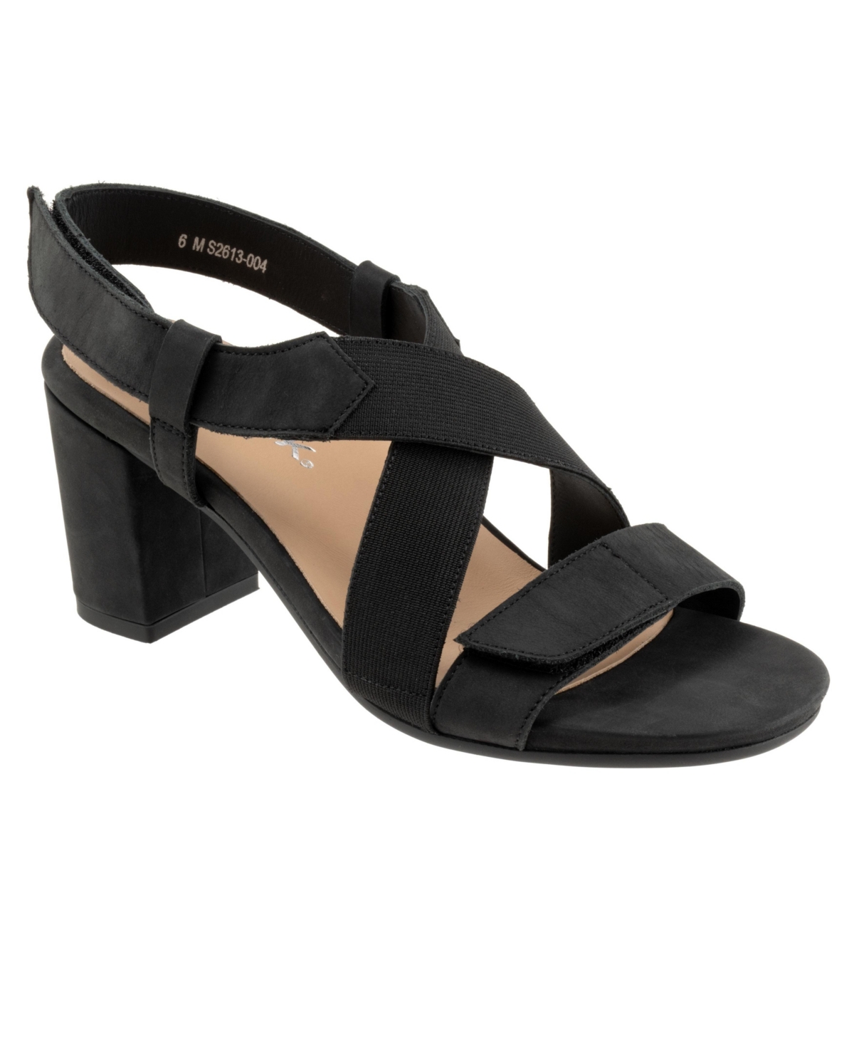 Click here for Softwalk Womens Pearl Sandal - Black nubuck prices