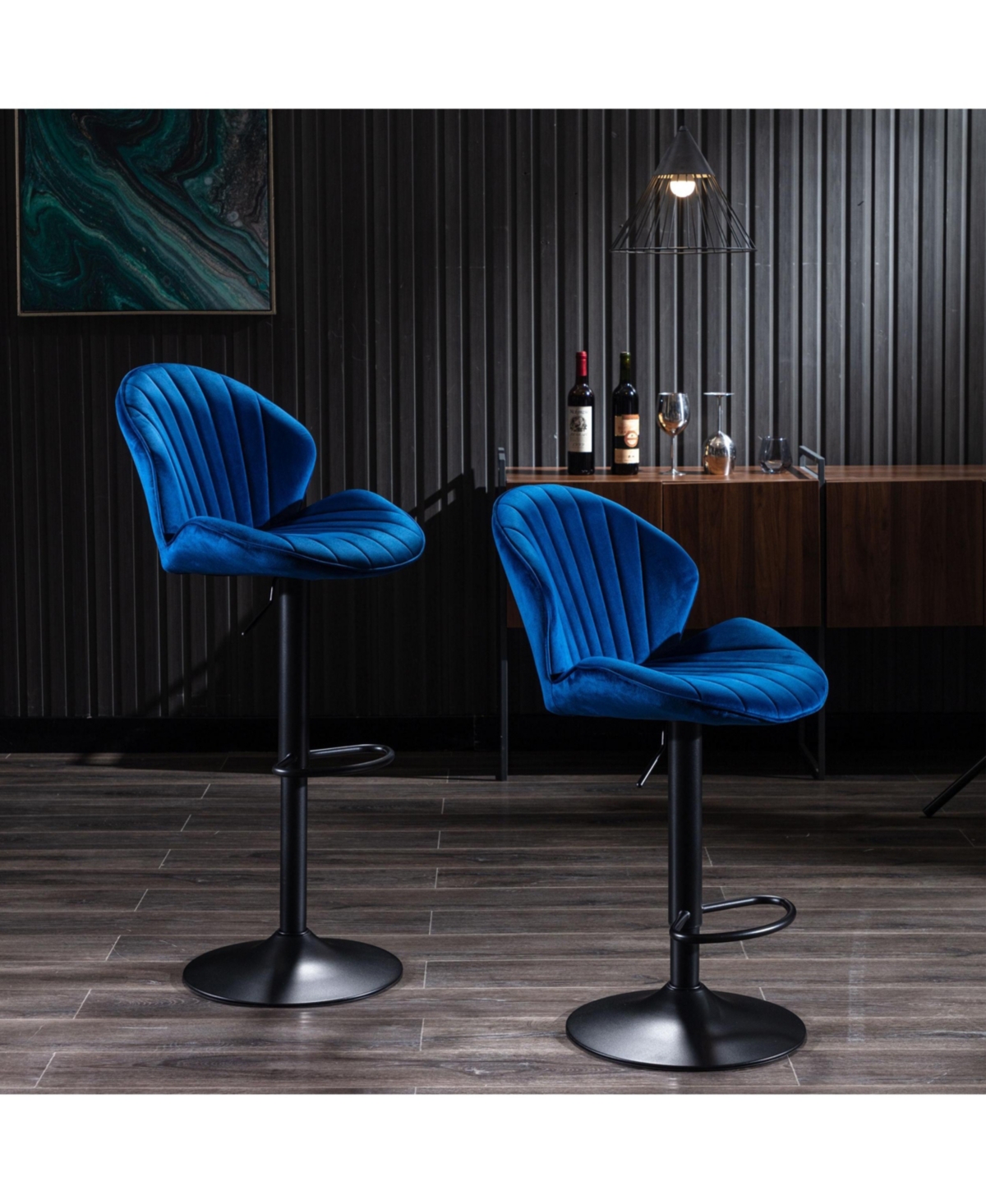 Click here for flynama Adjustable Counter Height Bar Stools Set o... prices