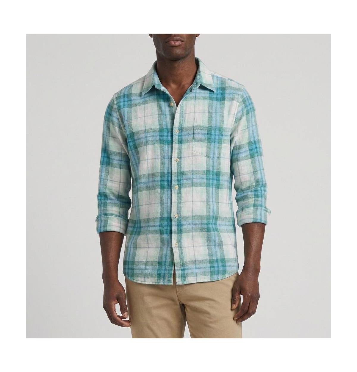 Click here for Surfside Supply Co. Mens Brian Twill Plaid Shirt -... prices