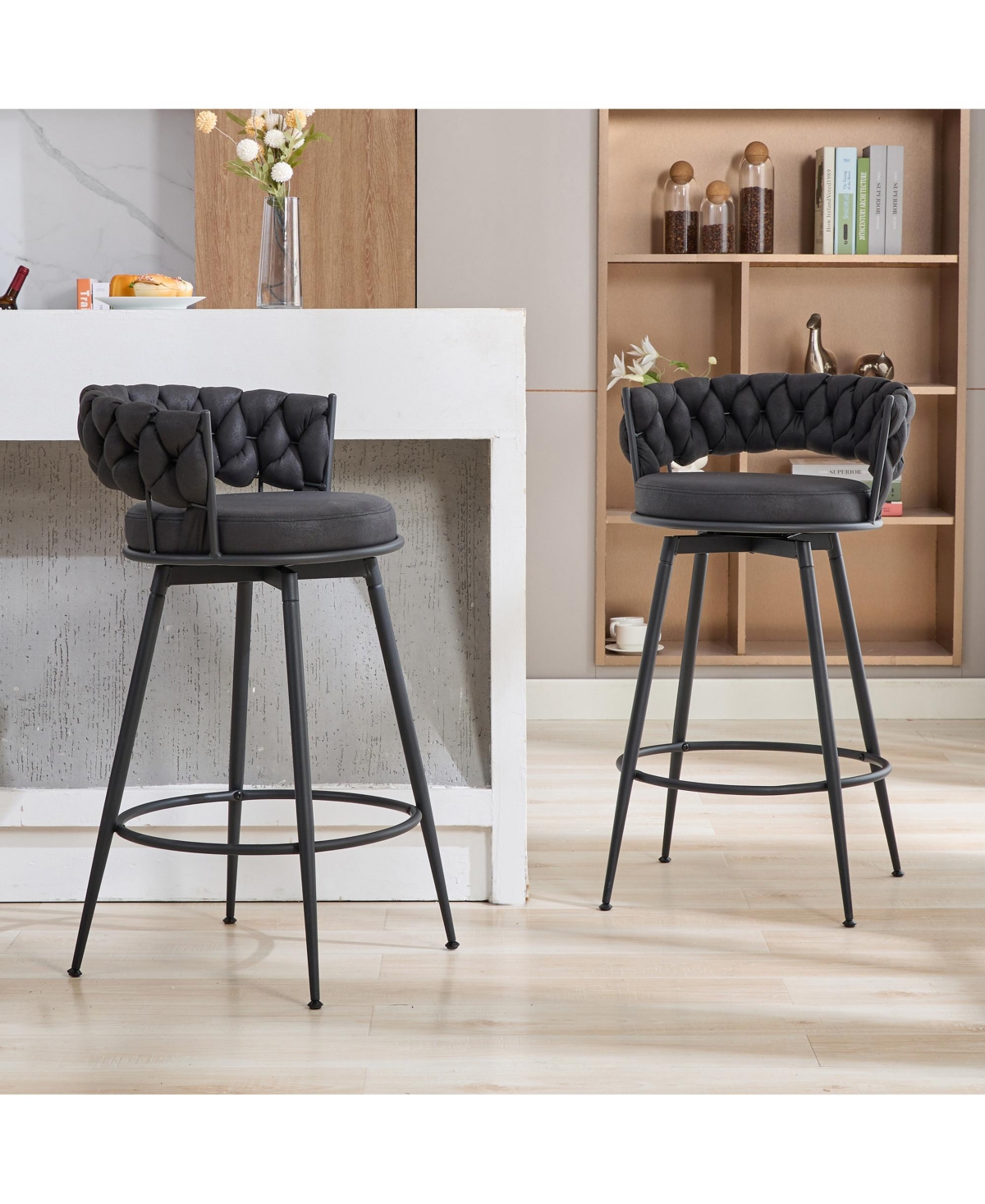 Click here for Dyhome 28 inch Bar Stools Set of 2  Modern Counter... prices