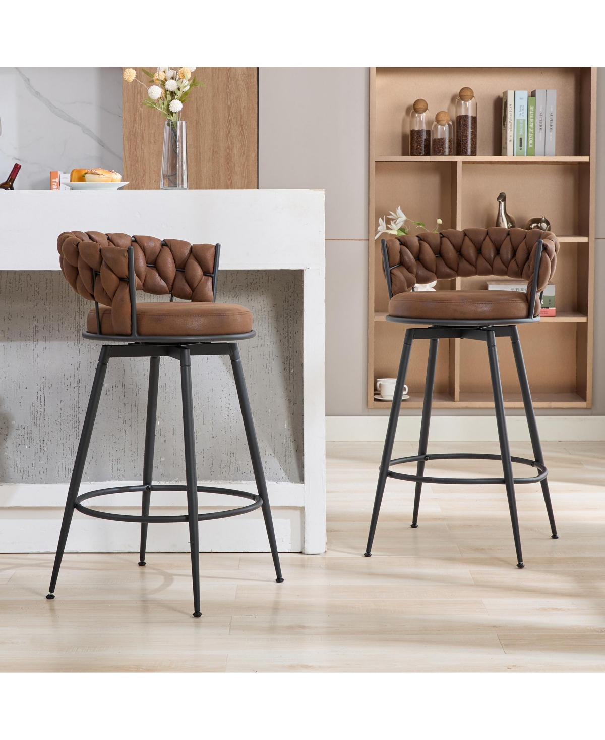 Click here for Dyhome 28 inch Bar Stools Set of 2  Modern Counter... prices