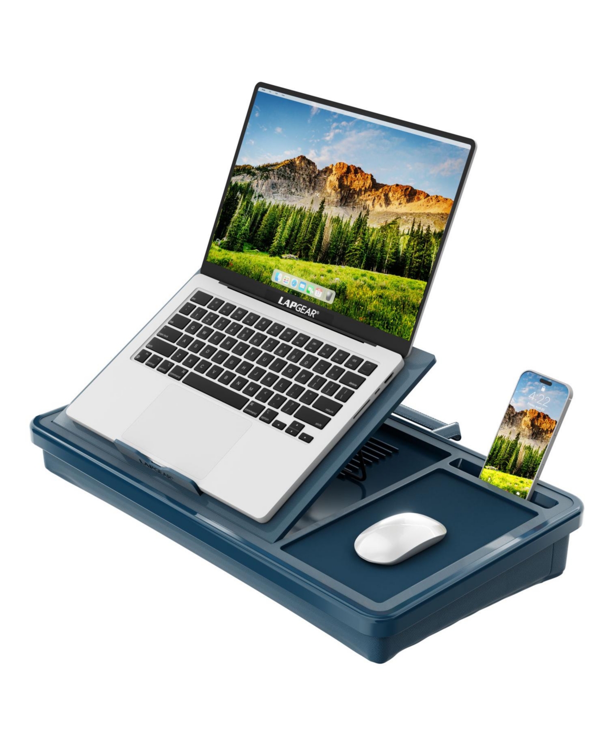 Click here for Lapgear Ergonomic Pro Lap Desk - Denim blue prices