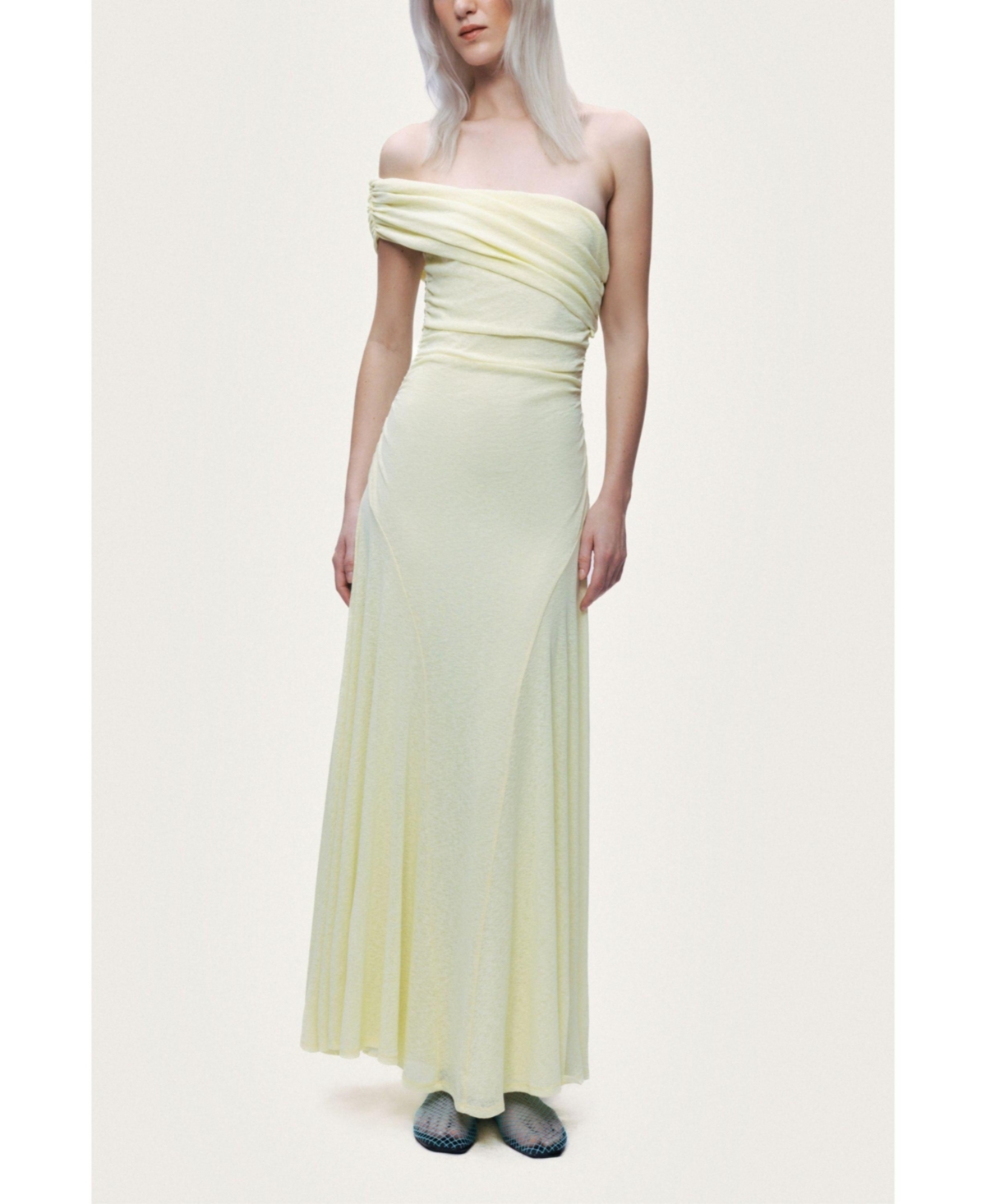 Click here for Nocturne Womens Sleeveless Maxi Dress - Yellow prices