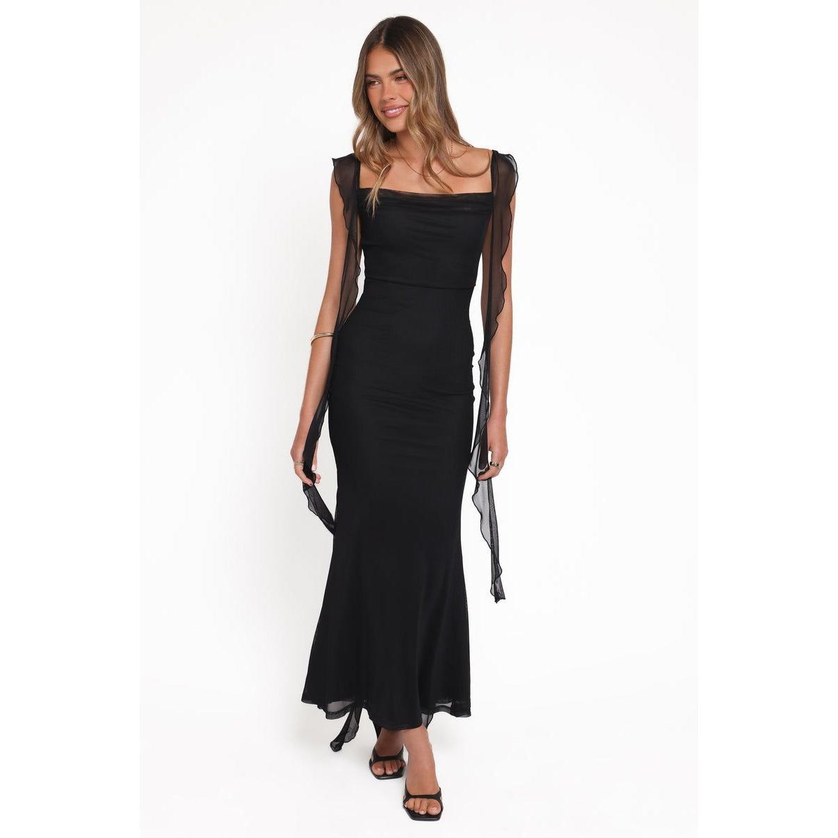 Click here for Petal and Pup Womens Chiara Maxi Dress - Black prices