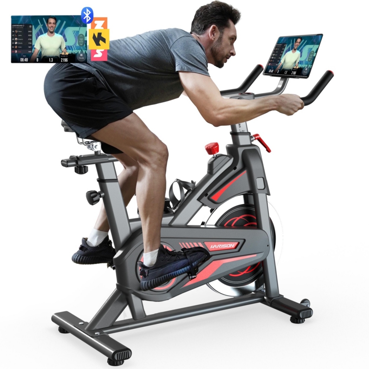Click here for Harison Magnetic Exercise Bike for Home  350 lbs C... prices