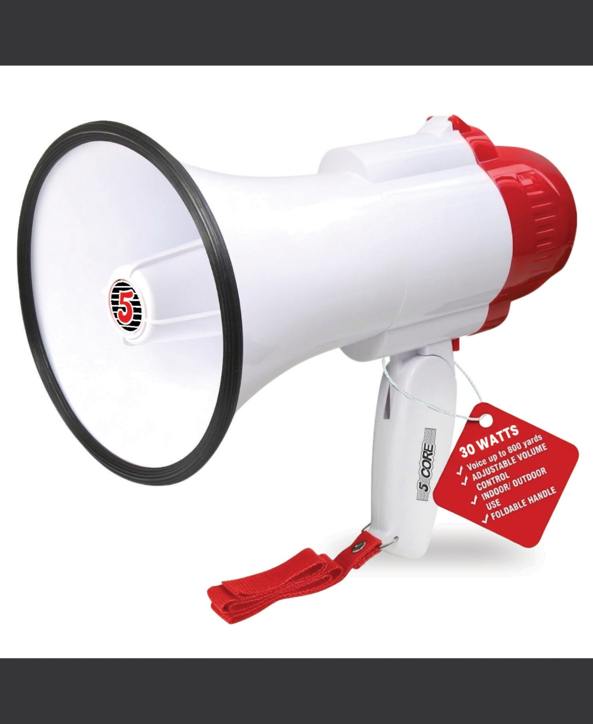 Click here for 5 Core Megaphone Bull Horn Pa Speaker Yards Range... prices