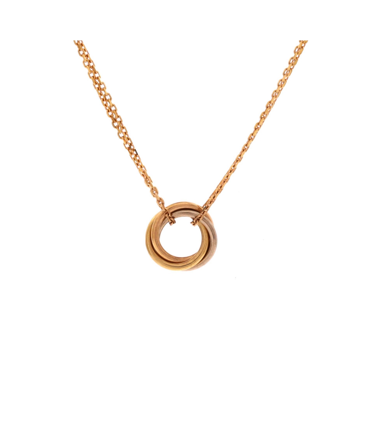 Click here for Pre-Owned Cartier Trinity Choker Necklace - 18k tr... prices