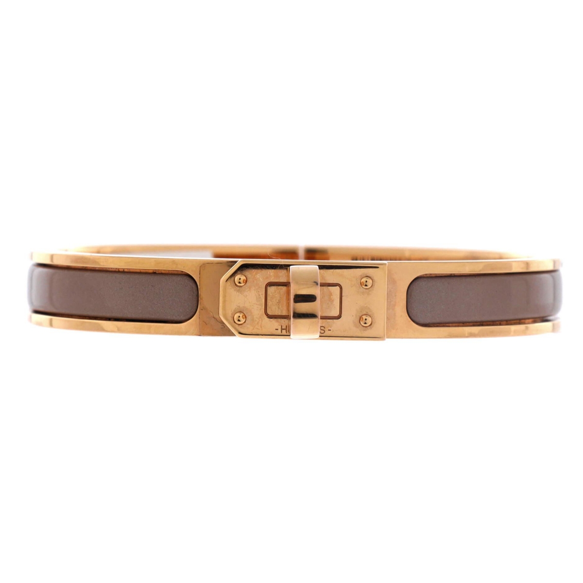 Click here for Pre-Owned HERMES Mini Clic Kelly Bracelet - Enamel prices