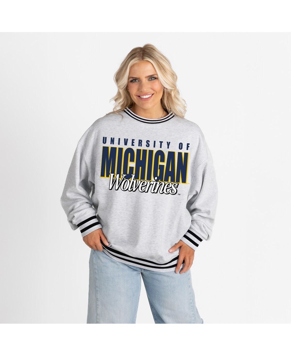 Click here for Gameday Couture Womens Gray Michigan Wolverines Ov... prices