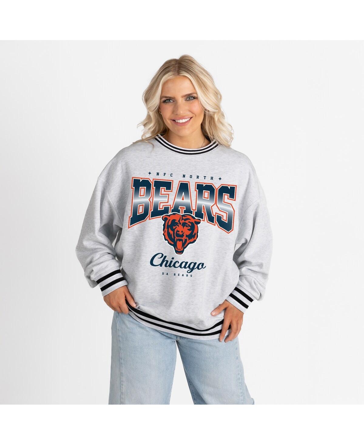 Click here for Gameday Couture Womens Ash/Black Chicago Bears Ove... prices
