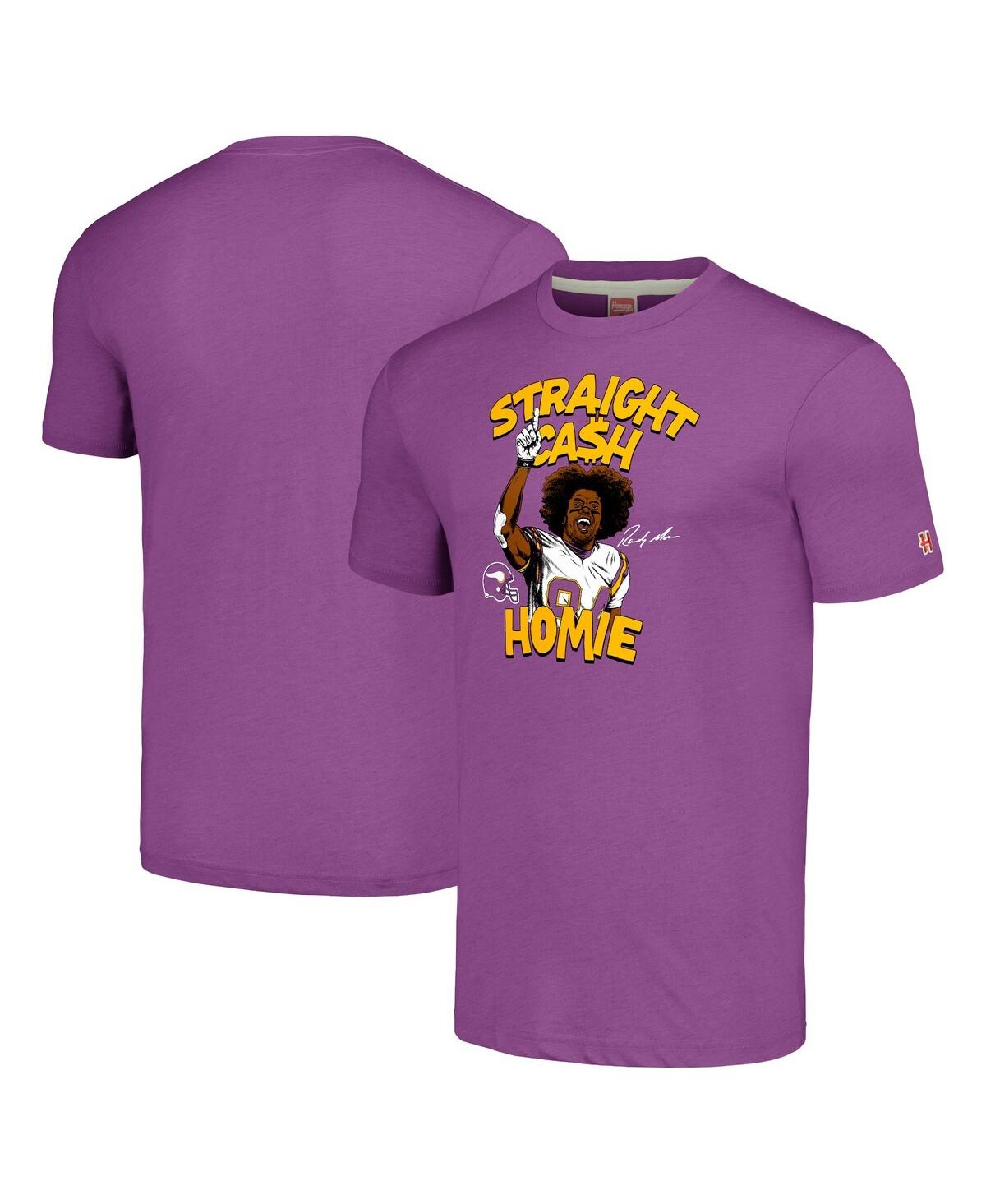 Click here for Homage Mens and Womens Randy Moss Heathered Purple... prices