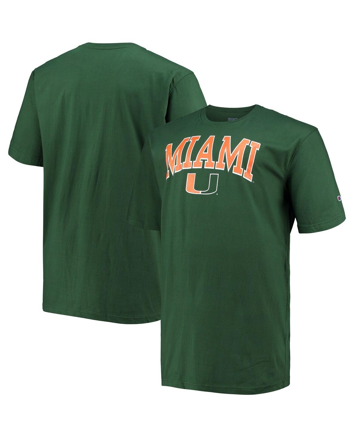 Click here for Champion Mens Green Miami Hurricanes Big & Tall Ar... prices