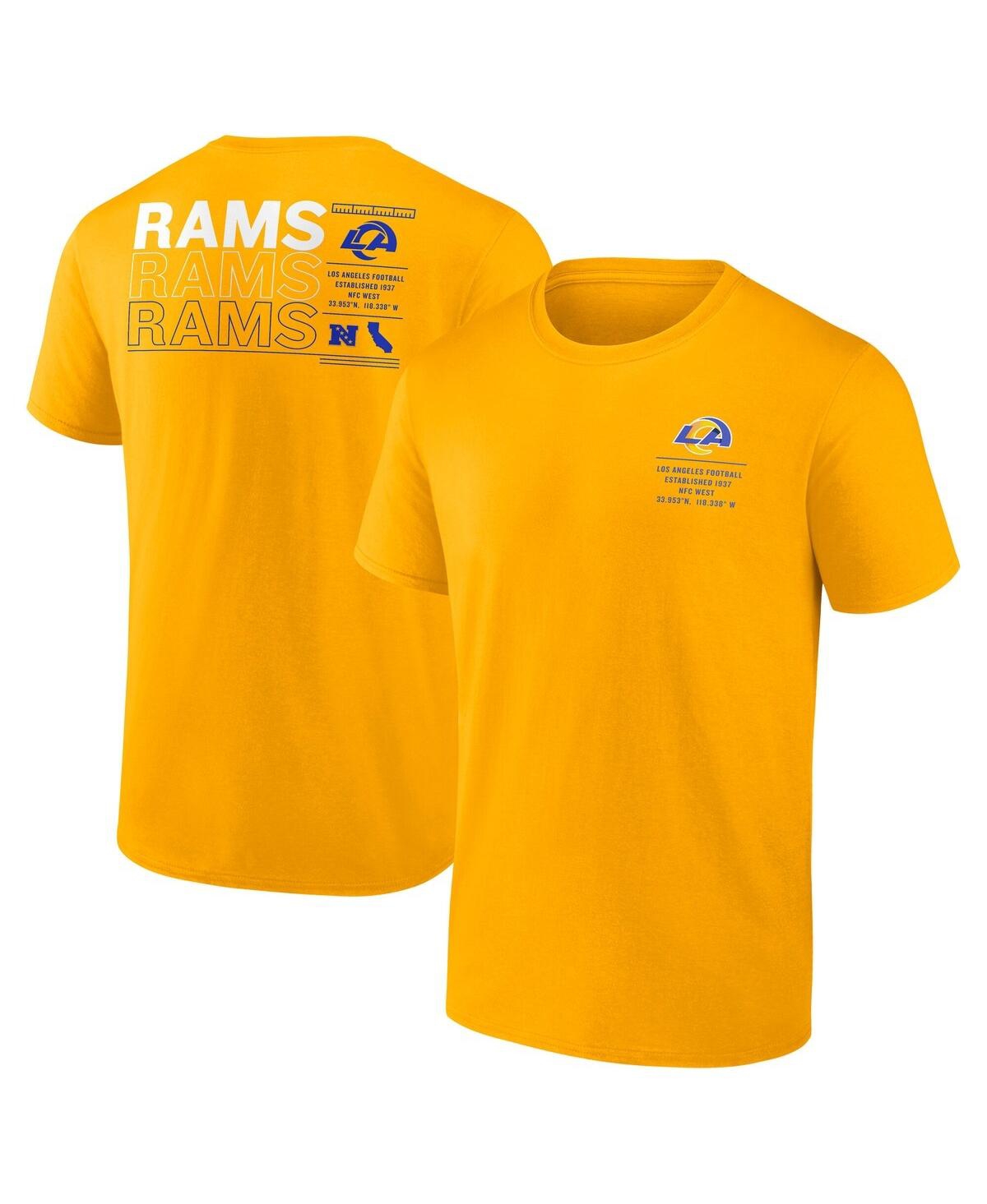 Click here for Fanatics Mens Gold Los Angeles Rams Repeat Stats T... prices