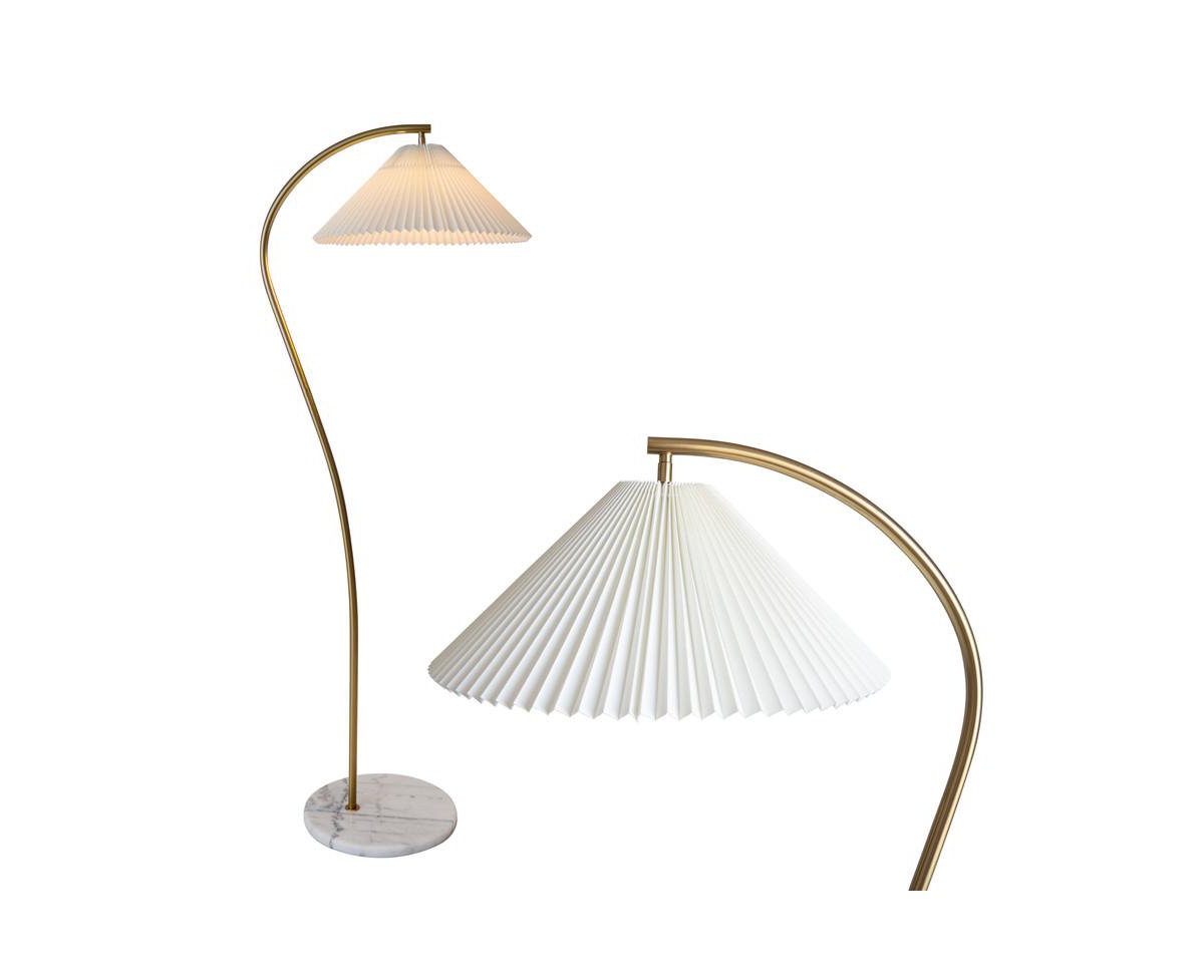 Click here for Brightech Athena Led Floor Lamp - Antique brass prices