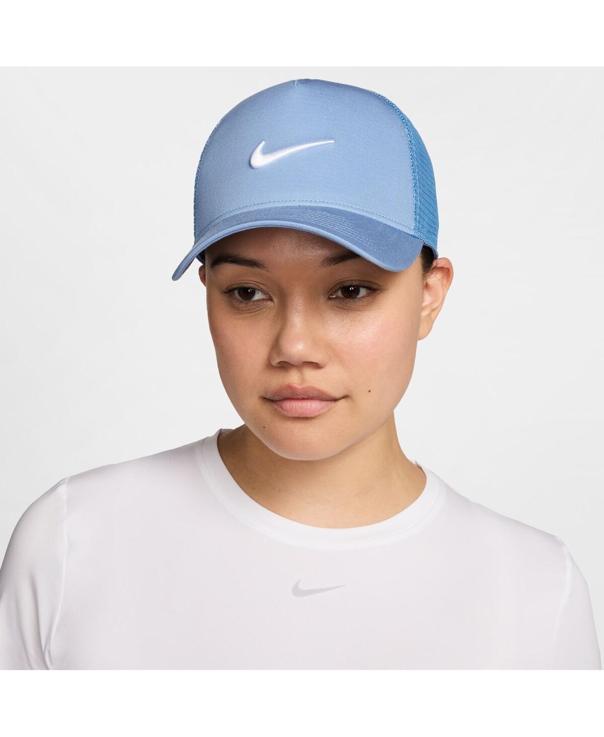 Click here for Nike Mens and Womens Light Blue Swoosh Rise Trucke... prices