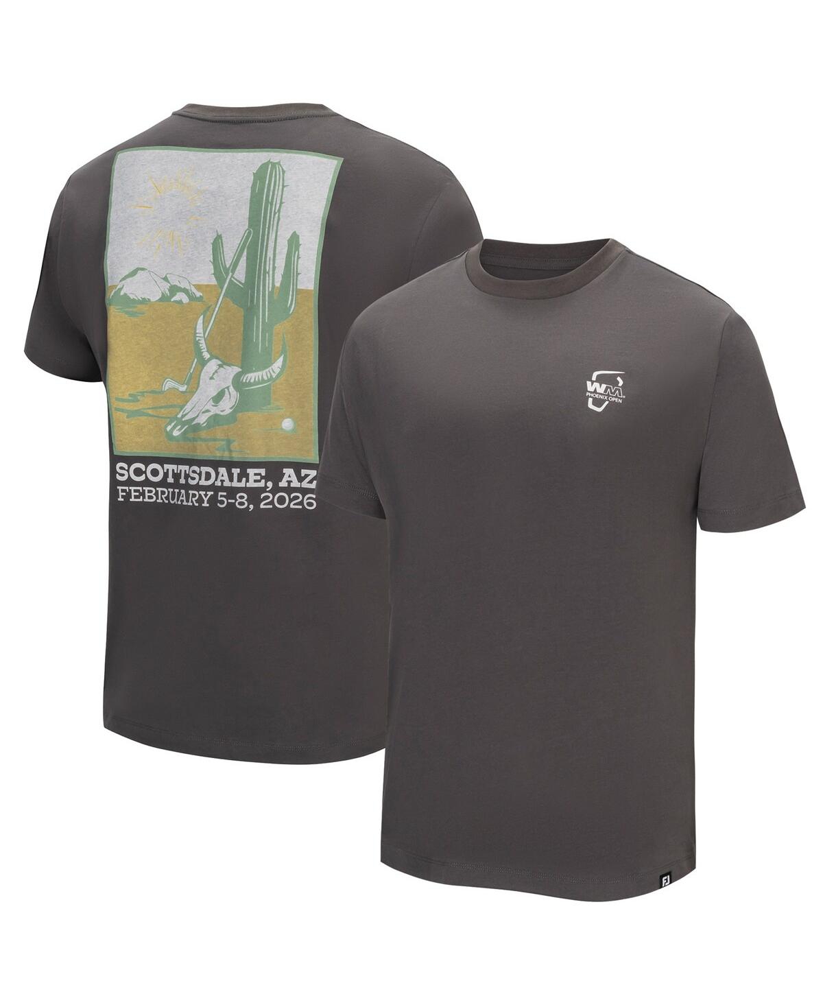 Click here for FootJoy Mens Gray Wm Phoenix Open Cactus T-Shirt -... prices