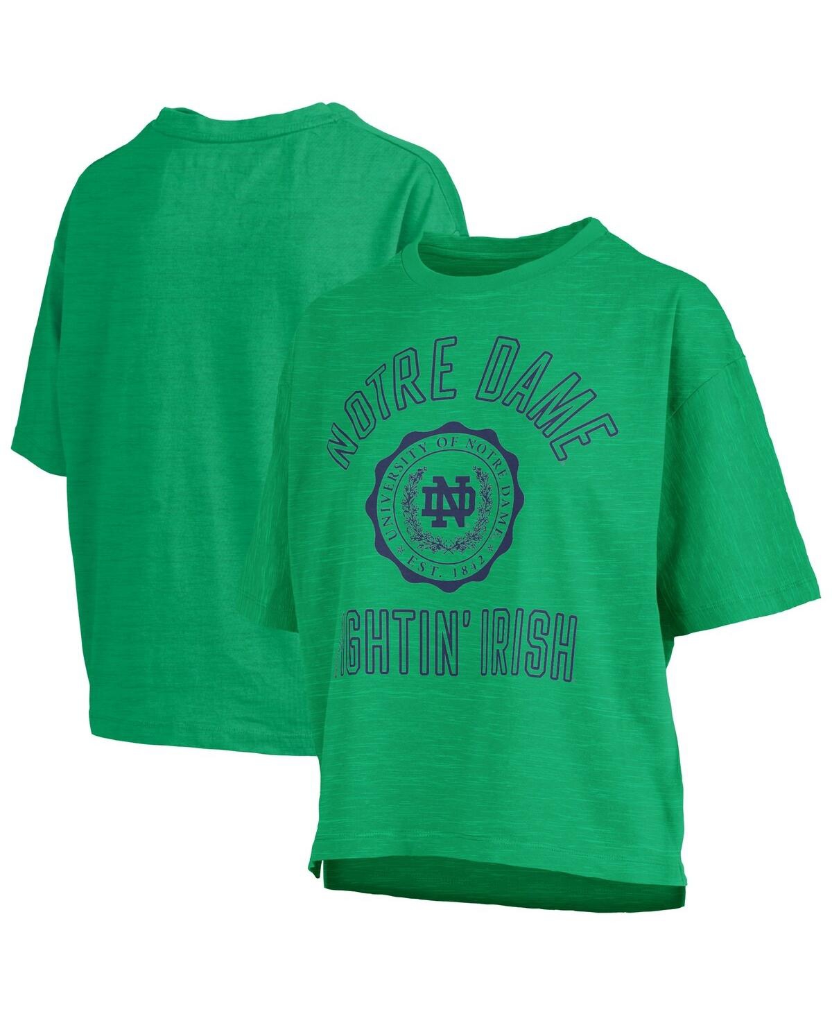 Click here for Pressbox Womens Kelly Green Notre Dame Fighting Ir... prices