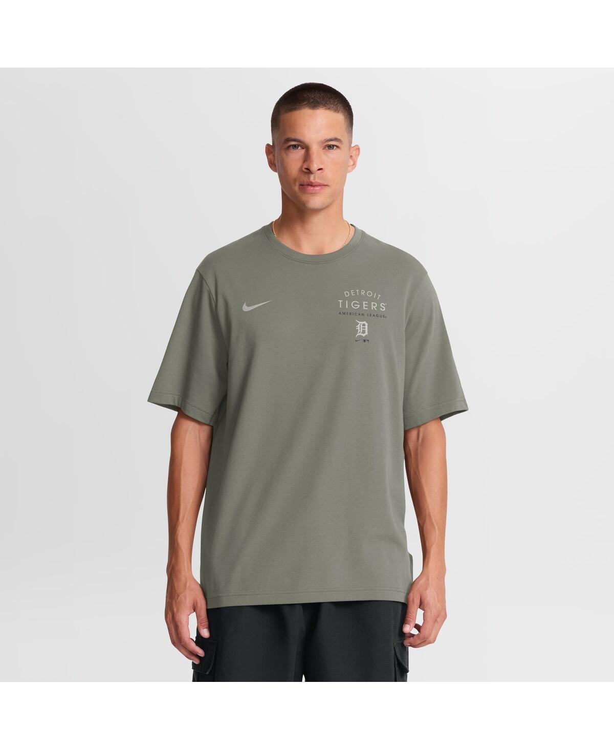 Click here for Nike Mens Olive Detroit Tigers Dri-fit Primary T-S... prices