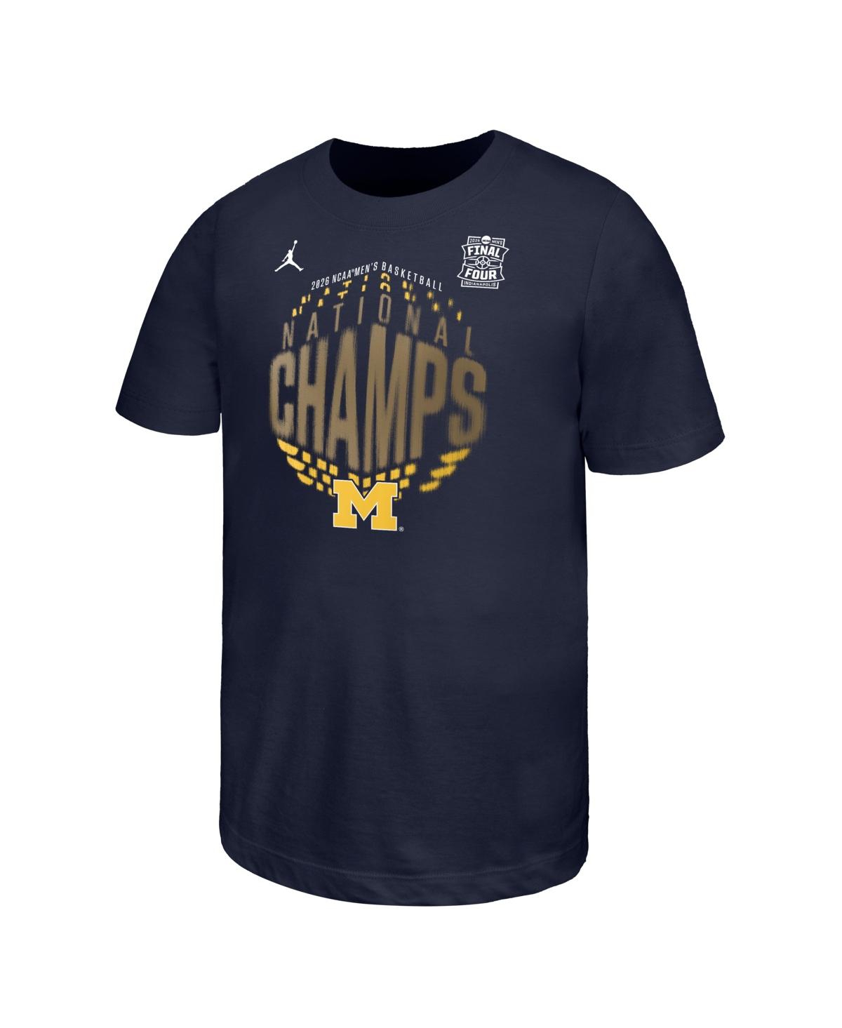 Click here for Jordan Big Boys and Girls Navy Michigan Wolverines... prices