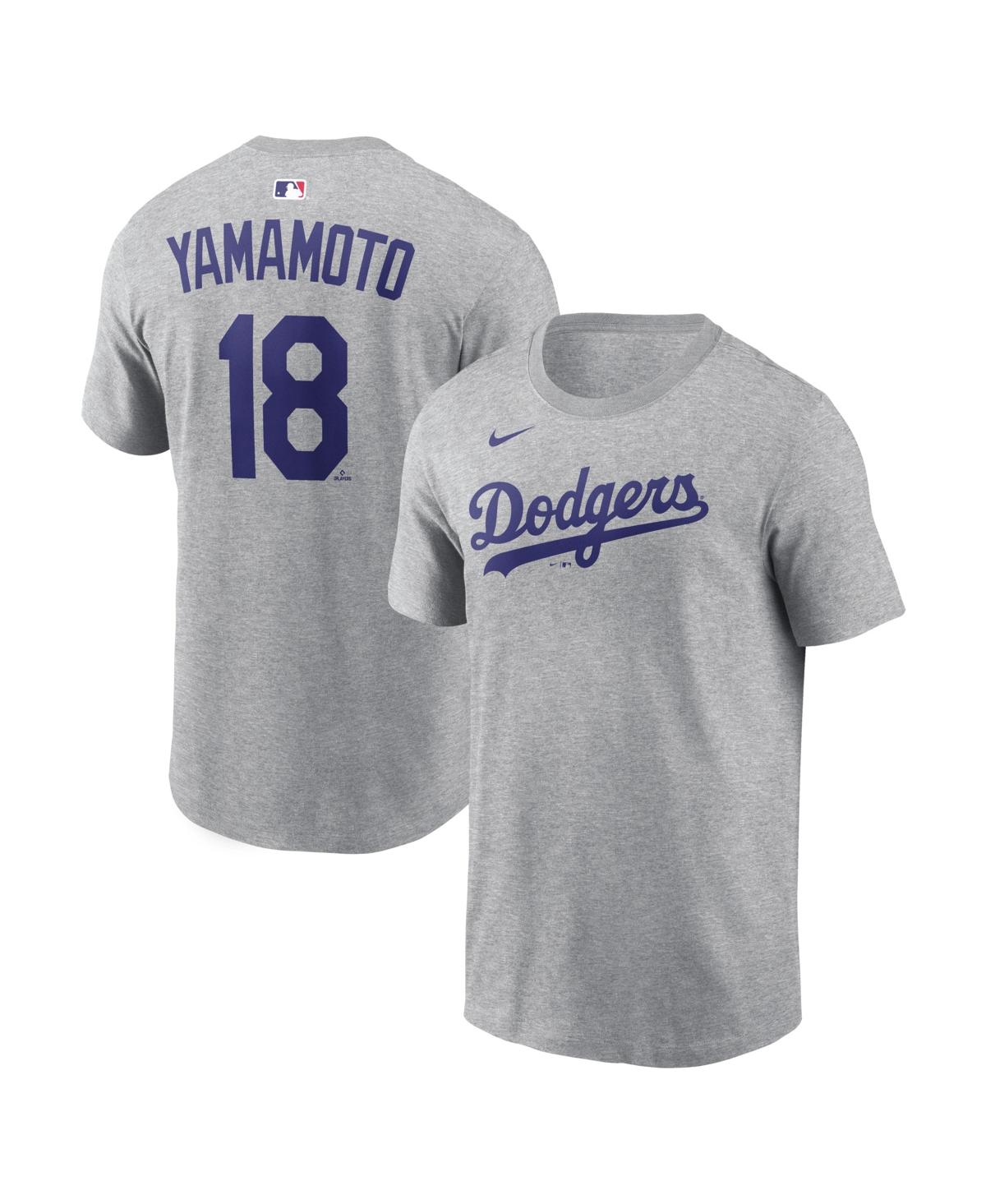 Click here for Nike Mens Yoshinobu Yamamoto Heather Gray Los Ange... prices