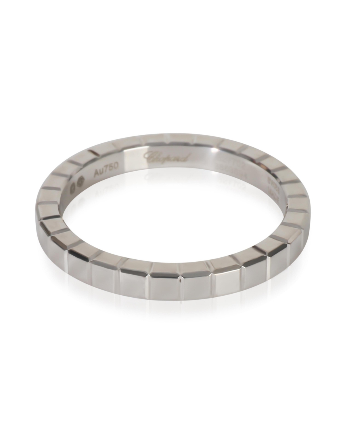 Click here for Pre-Owned Chopard White Gold Ice Cube Band - White... prices