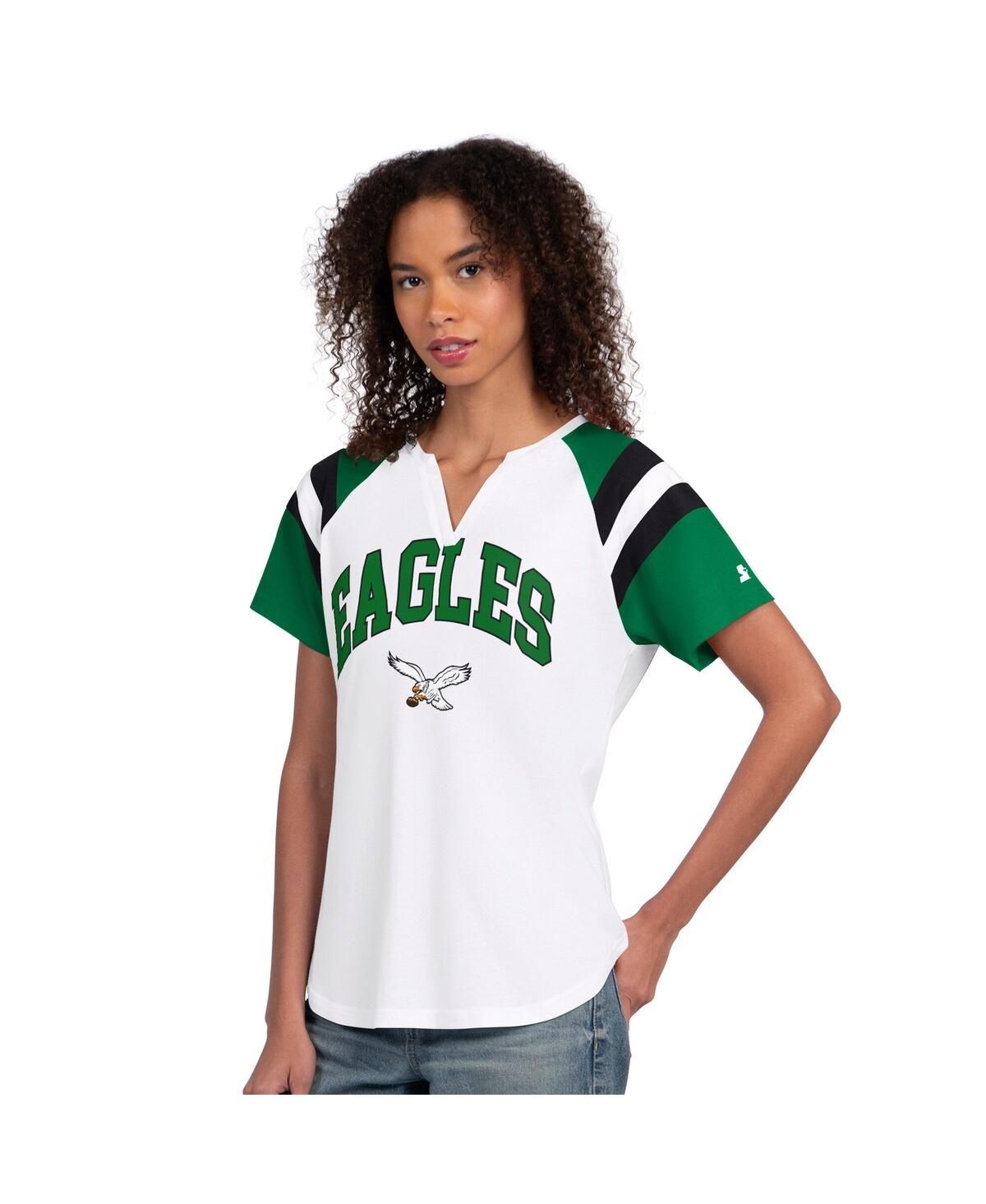 Click here for Starter Womens White Philadelphia Eagles Game On N... prices
