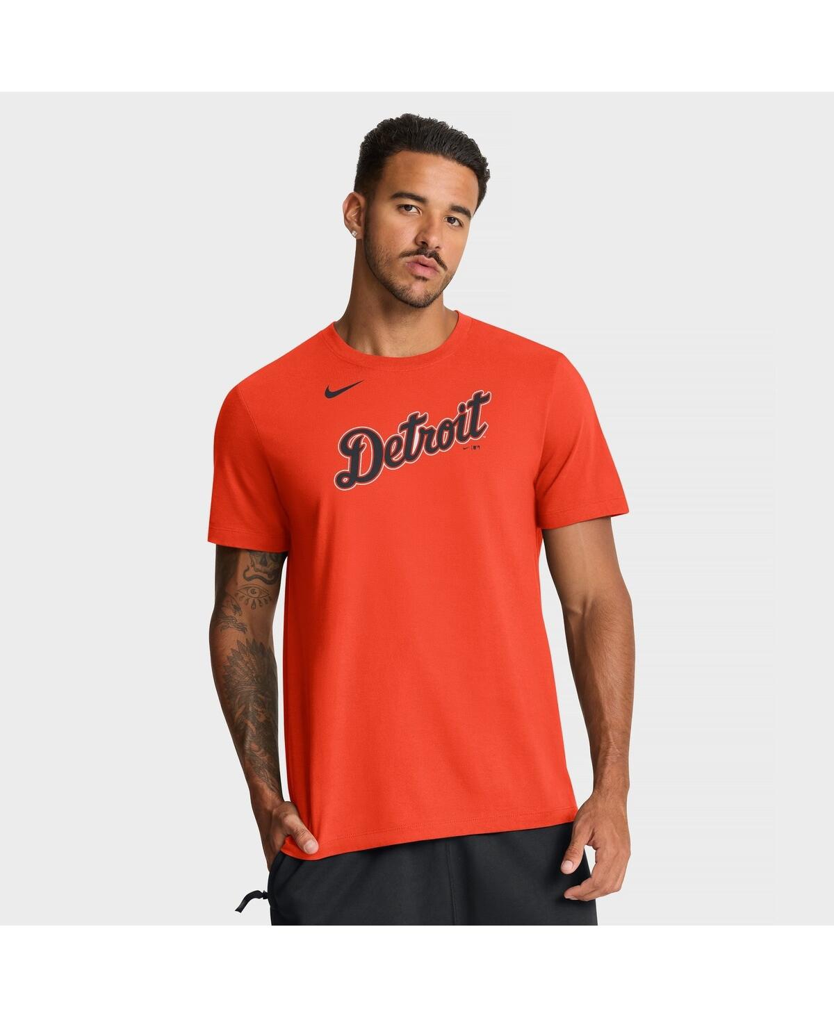 Click here for Nike Mens Orange Detroit Tigers Alternate Wordmark... prices