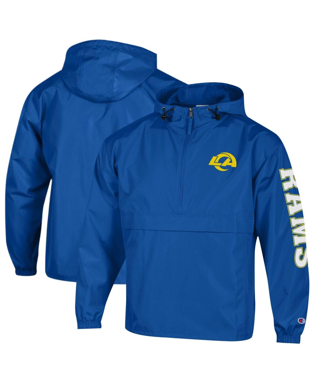 Click here for Champion Mens Royal Los Angeles Rams Packable Hood... prices