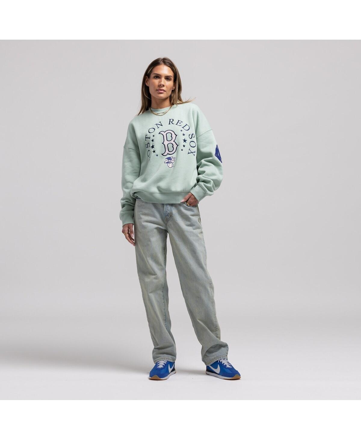 Click here for Mitchell & Ness Womens Green Boston Red Sox Yacht... prices