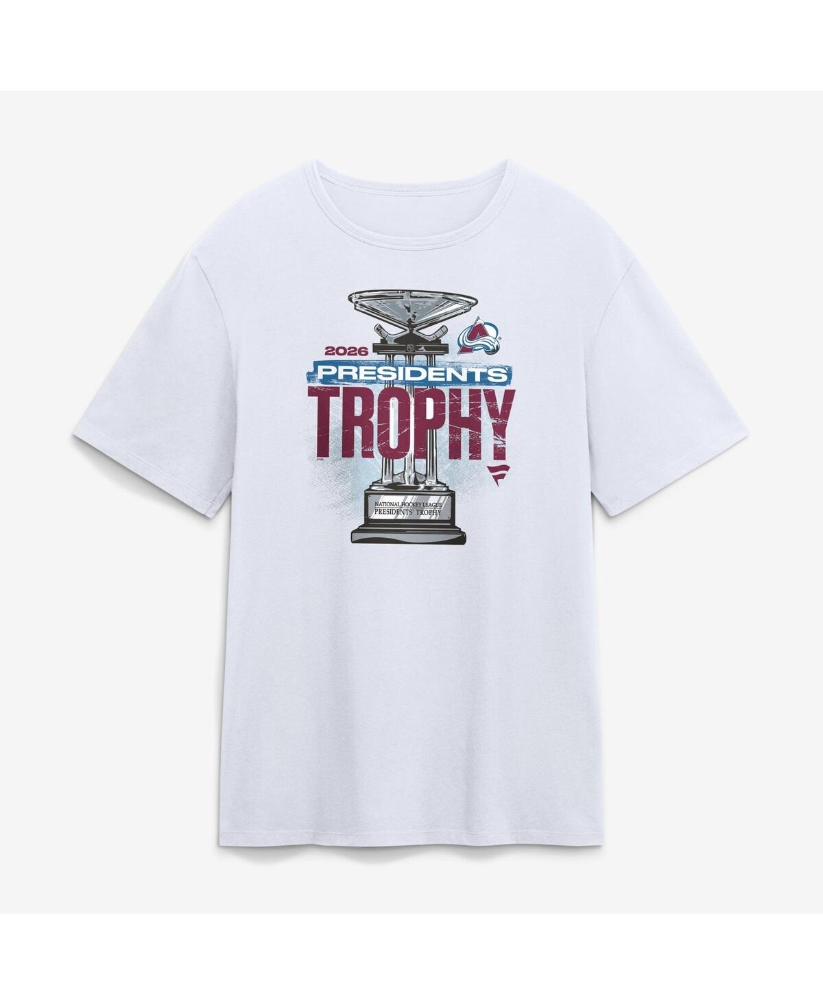 Click here for Fanatics Mens White Colorado Avalanche 2026 Presid... prices
