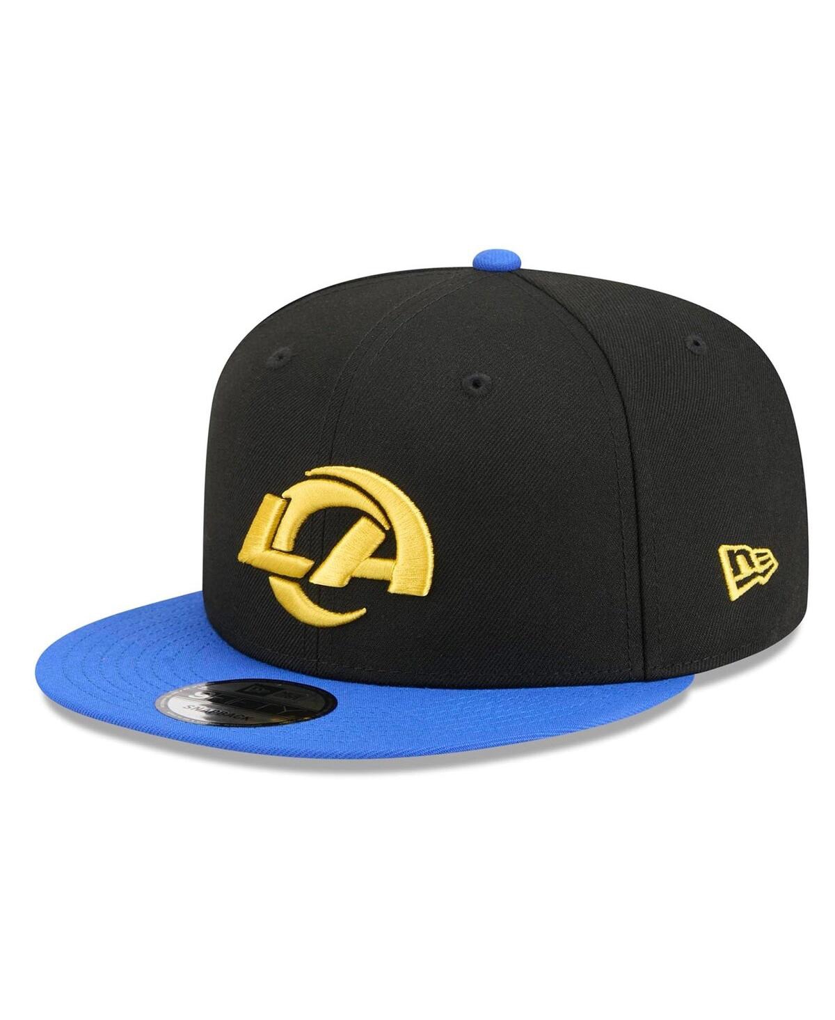 Click here for New Era Mens Black/Royal Los Angeles Rams 9FIFTY S... prices