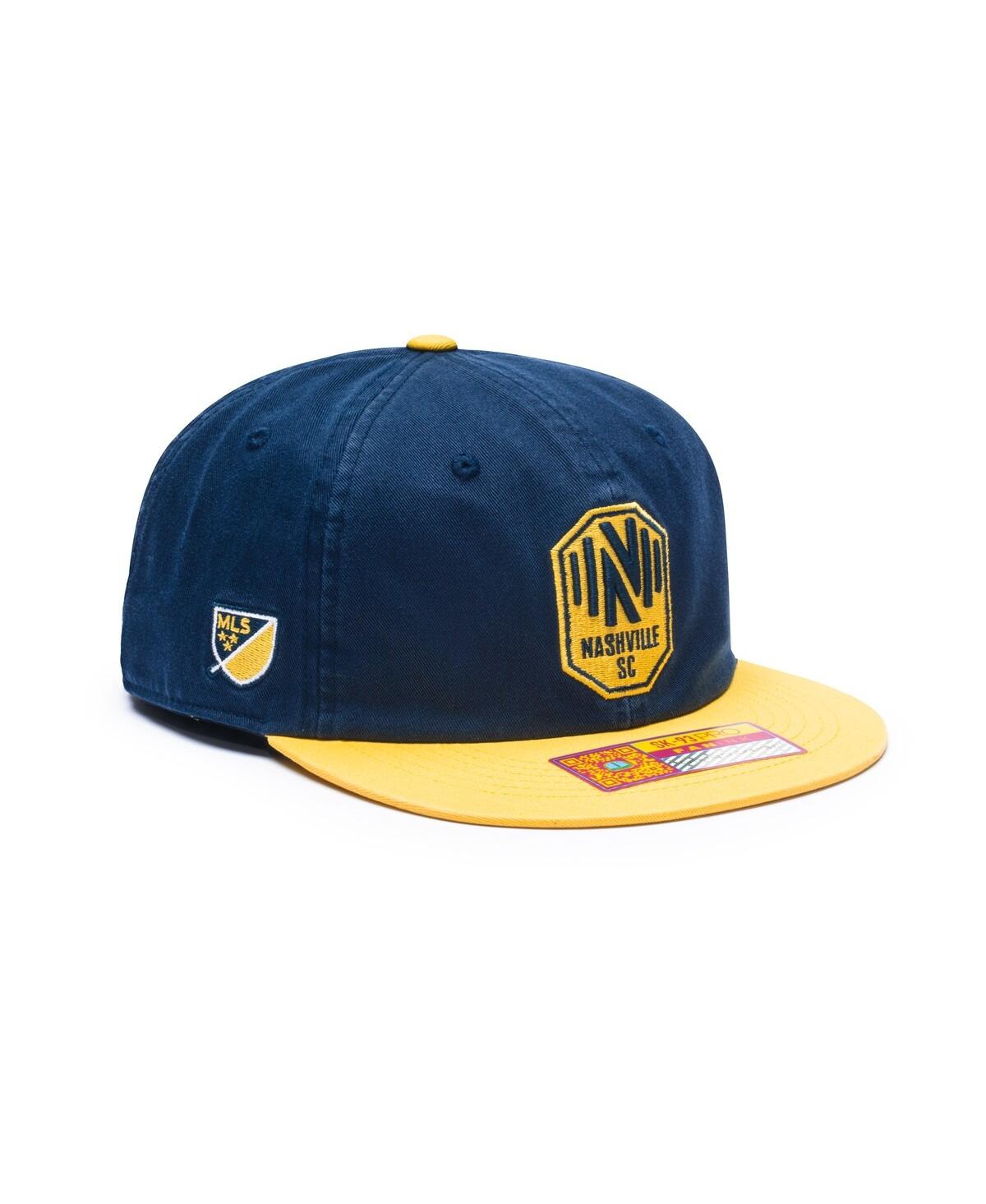 Click here for Fan Ink Mens and Womens Navy/Yellow Nashville Sc S... prices