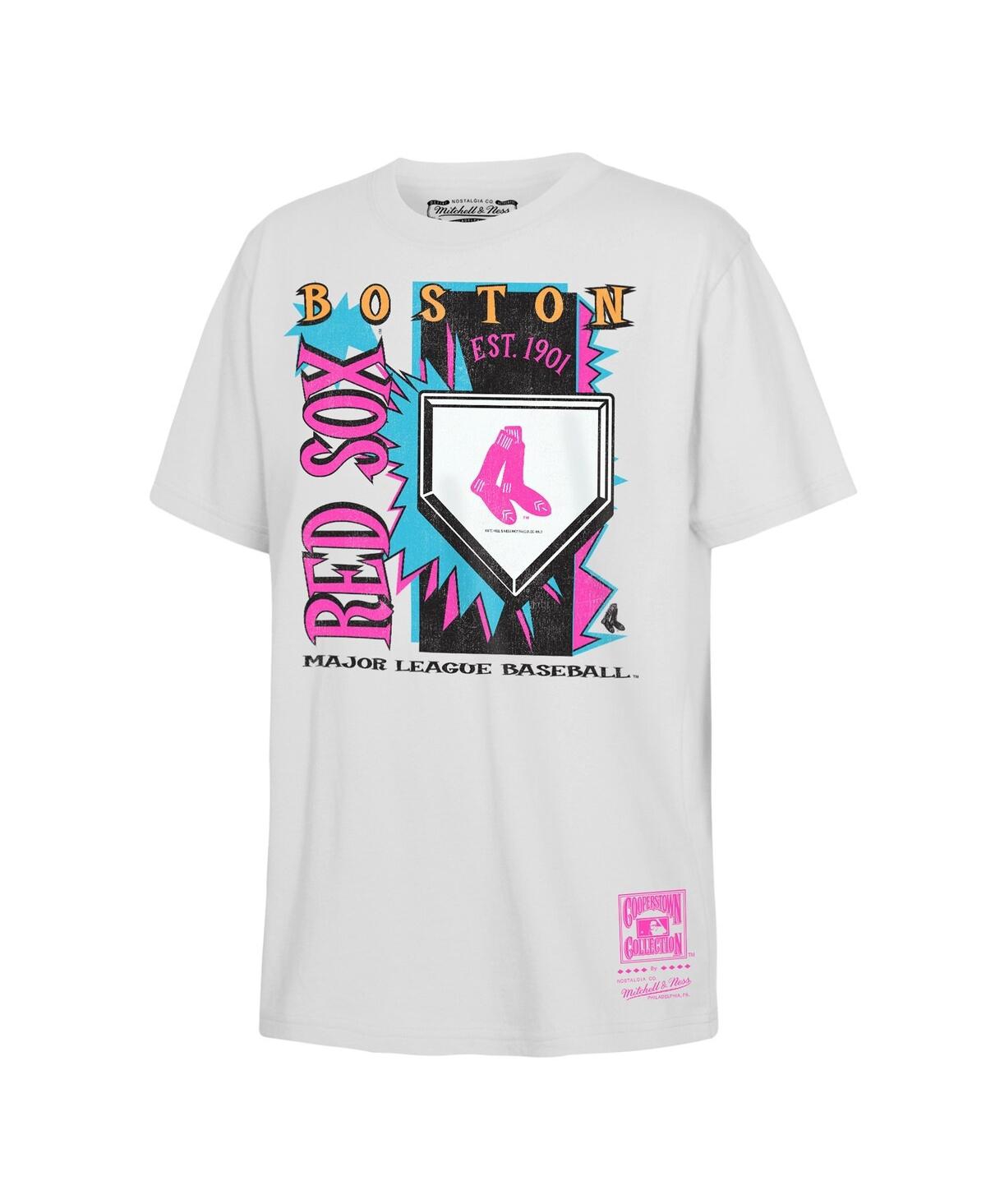 Click here for Mitchell & Ness Big Boys and Girls White Boston Re... prices