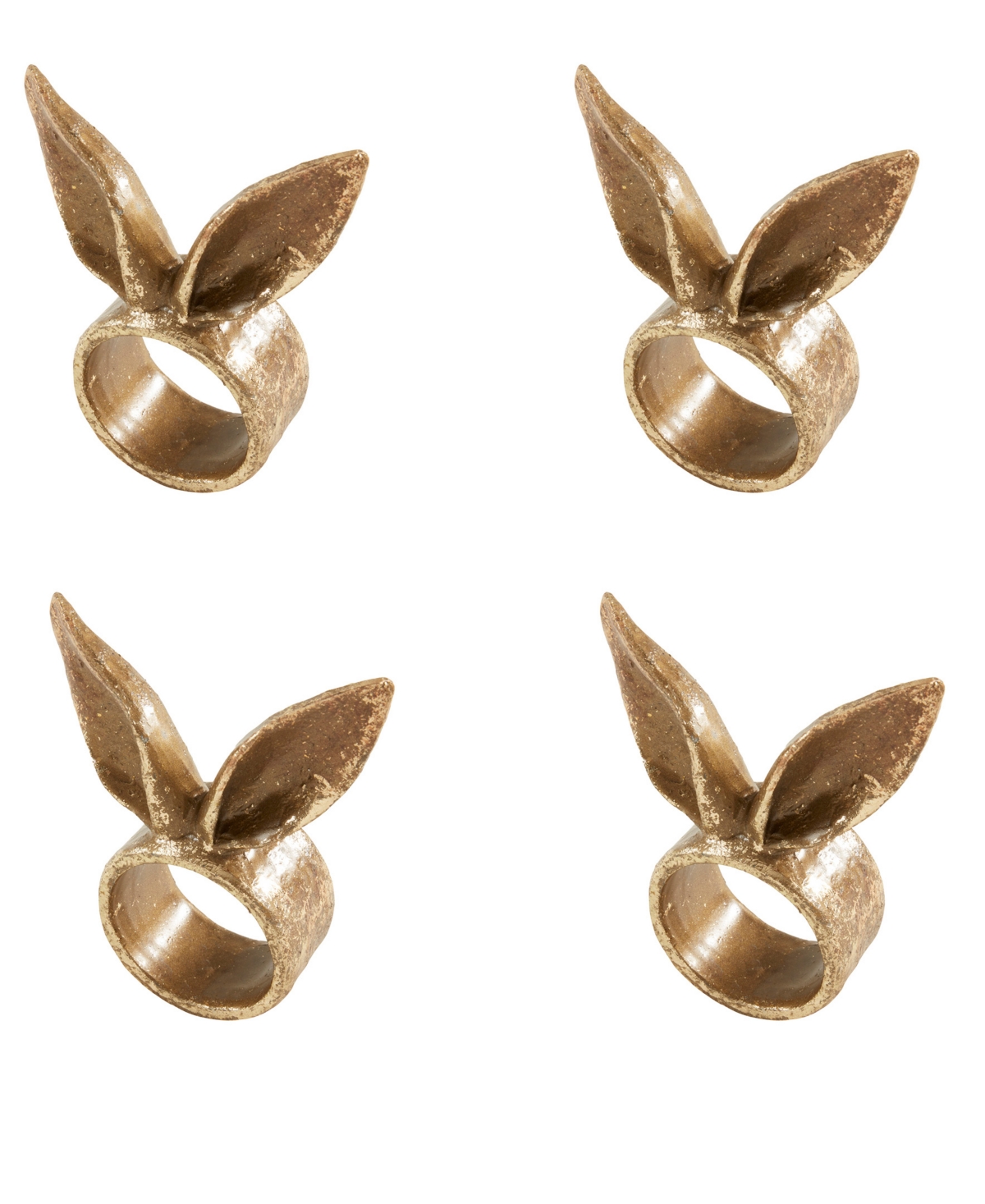 Click here for Saro Lifestyle Bunny Ears Design Napkin Rings  Set... prices