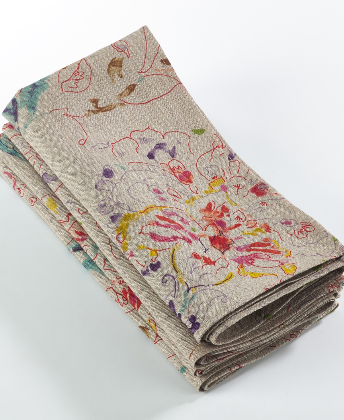Click here for Saro Lifestyle Primavera Printed Floral Napkins  S... prices