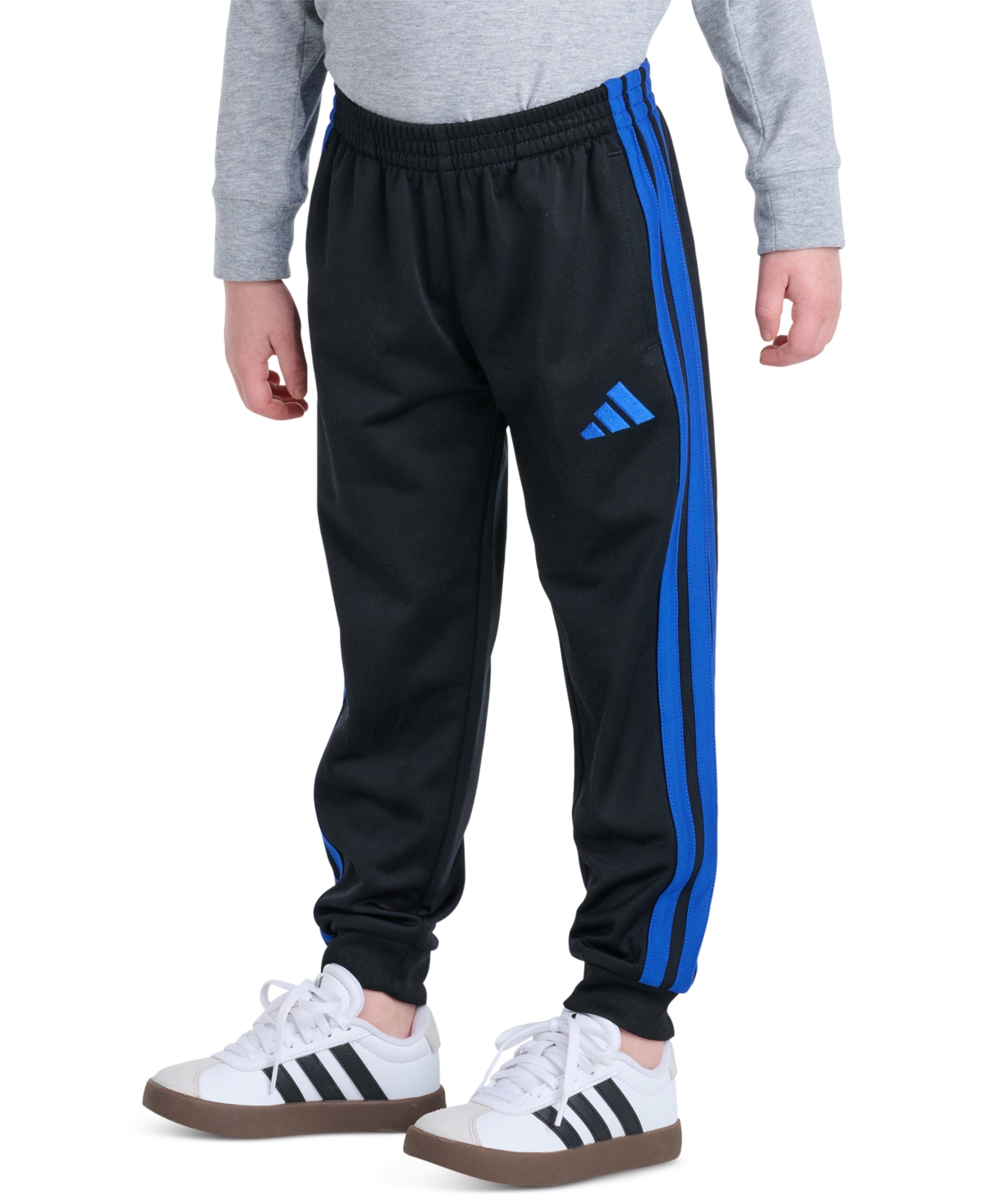 Click here for adidas Boys 8-20 Pull-On Jogger Pant - Black/Blue prices