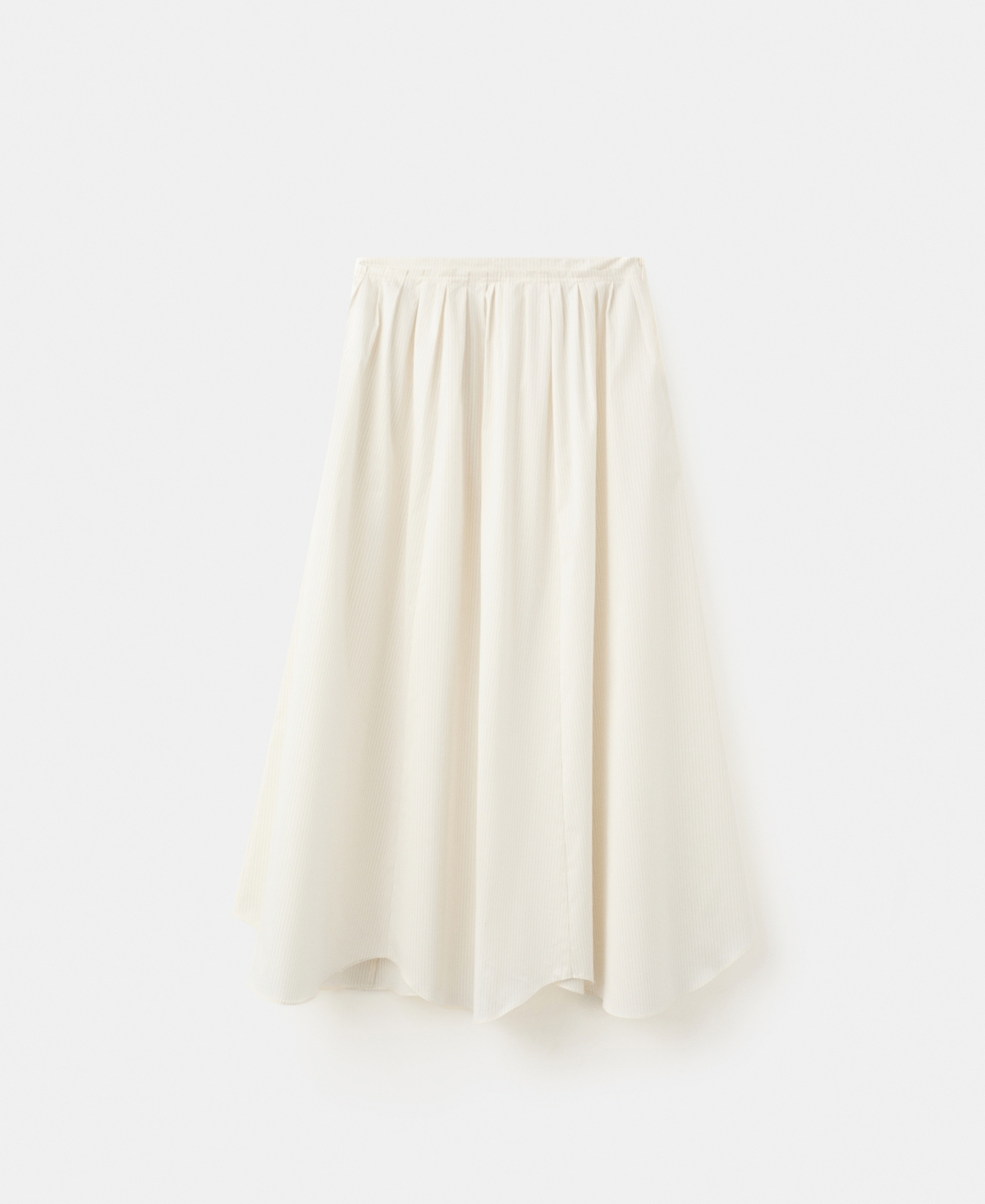 Click here for Mango Womens Flared Midi-Skirt - Ecru prices
