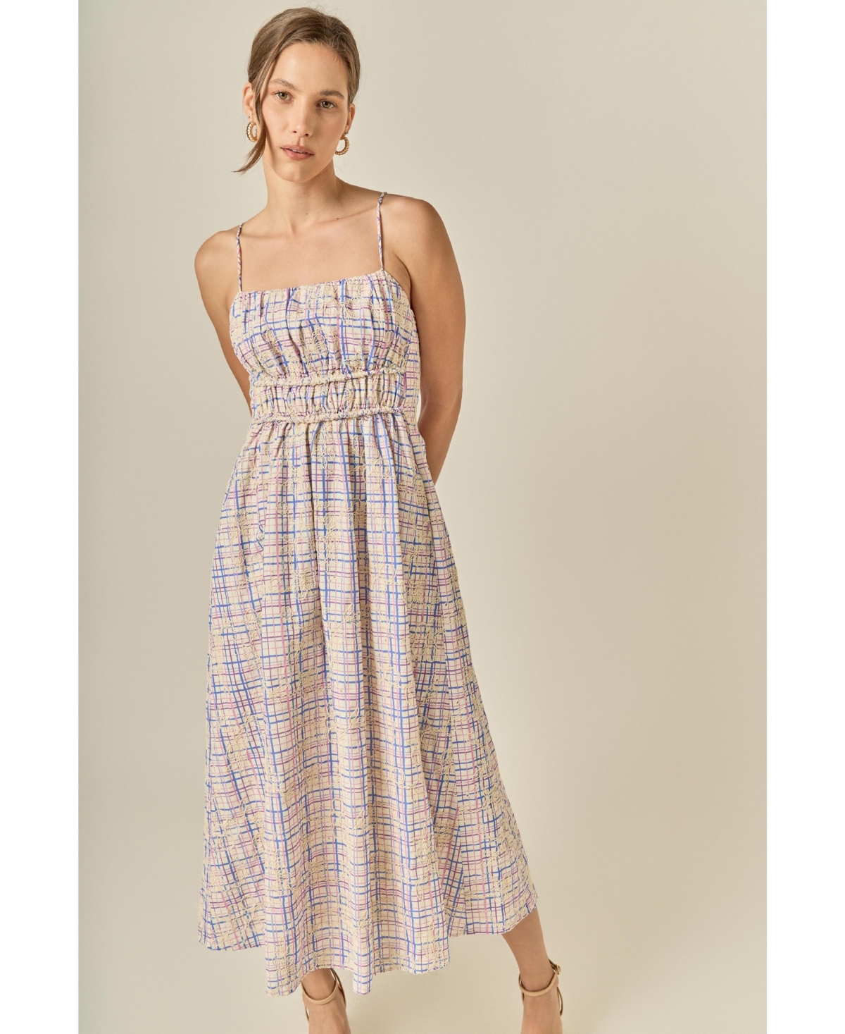 Click here for English Factory Womens Embroidered Strapless Maxi... prices