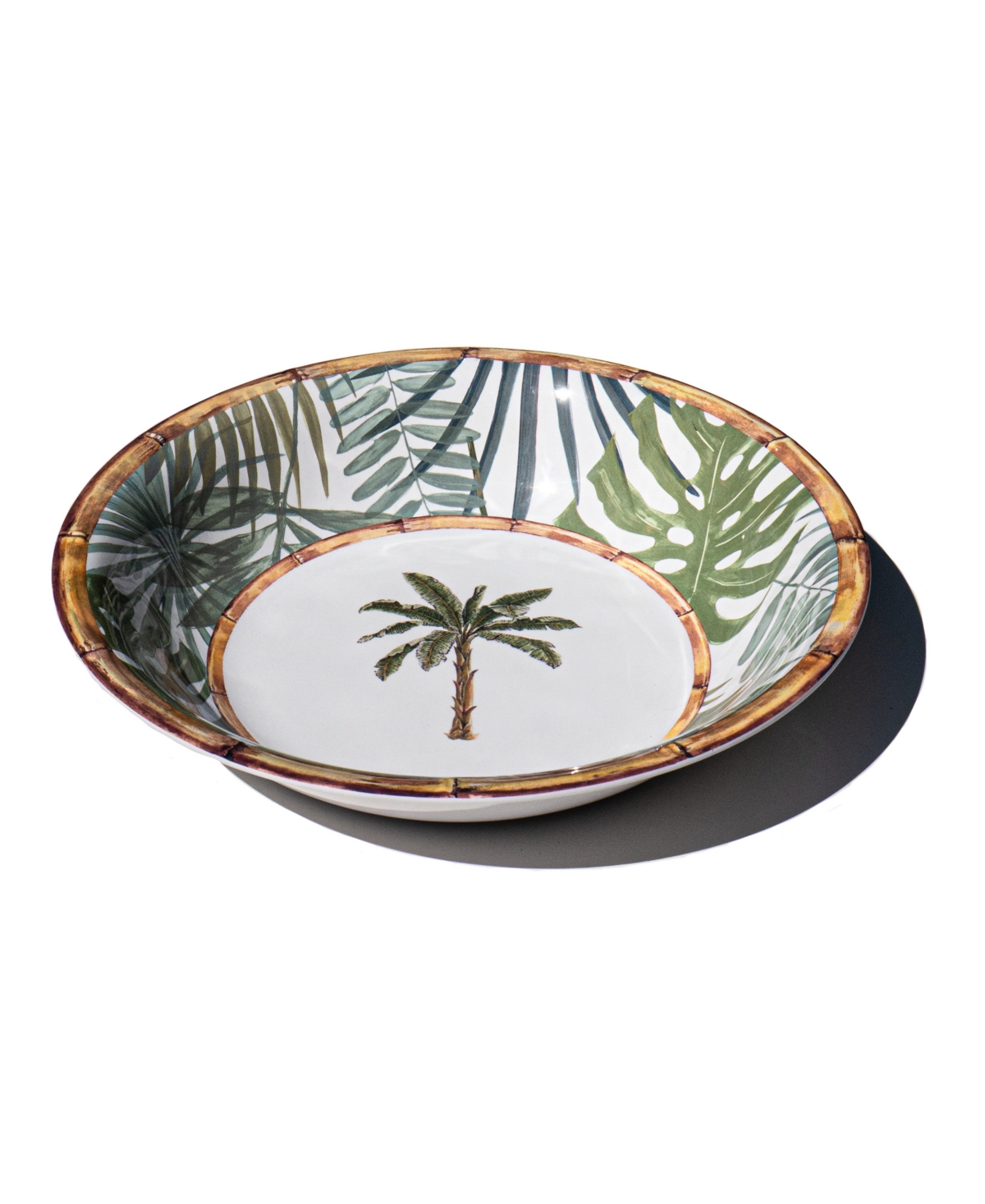 Click here for Abode Homewares Rainforest Palm 13.8 Melamine Serv... prices