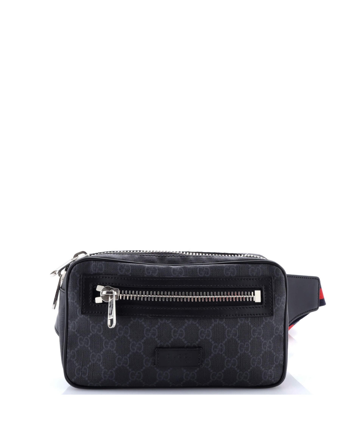 Click here for Pre-Owned Gucci Small Soft Zip Belt Bag Gg Coated... prices