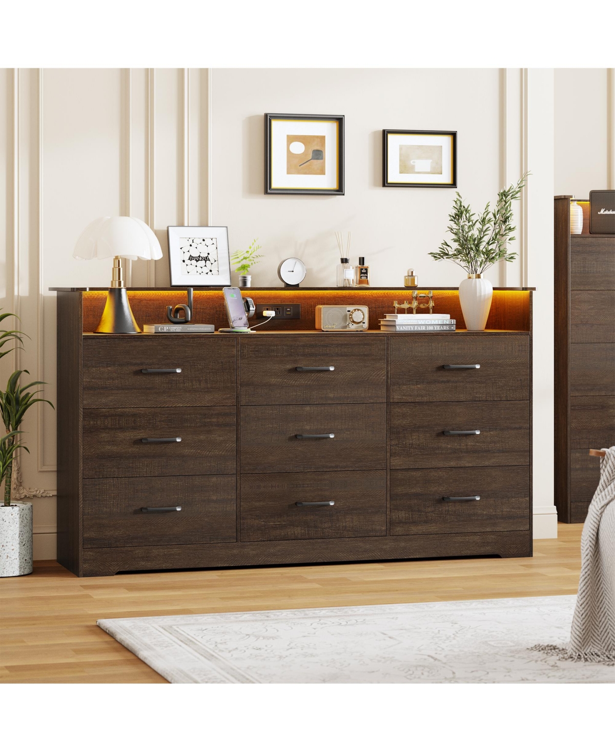 Click here for gaomon 9-Drawer Wooden Dresser  Modern Closet Stor... prices