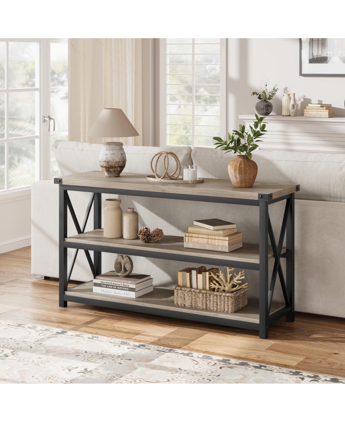 Click here for gaomon 3-Tier Console Table 47.2-Inch Narrow Entry... prices