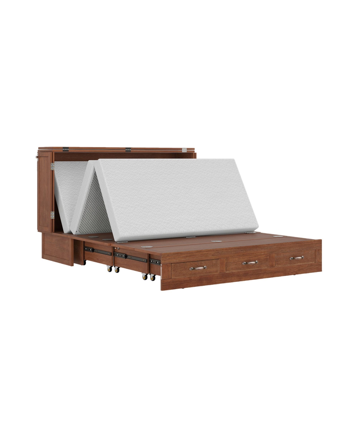 Click here for livelylodge Solid Wood Queen Murphy Bed Cabinet wi... prices