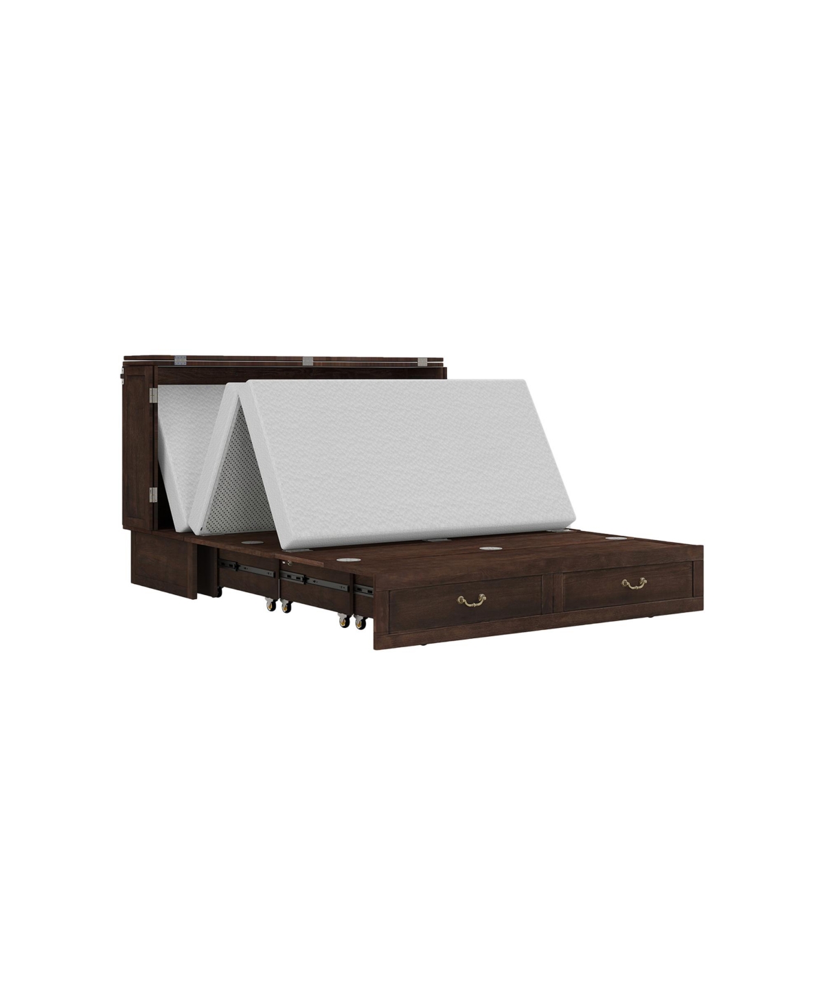 Click here for livelylodge Solid Wood Queen Murphy Bed Cabinet wi... prices