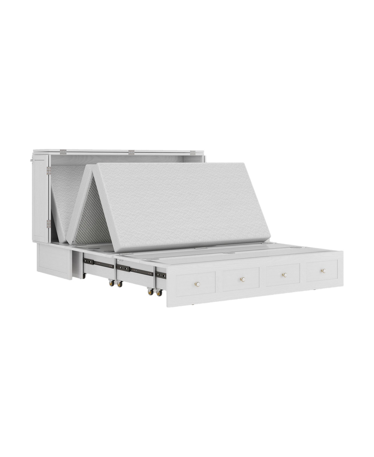 Click here for livelylodge Solid Wood Queen Murphy Bed Cabinet wi... prices
