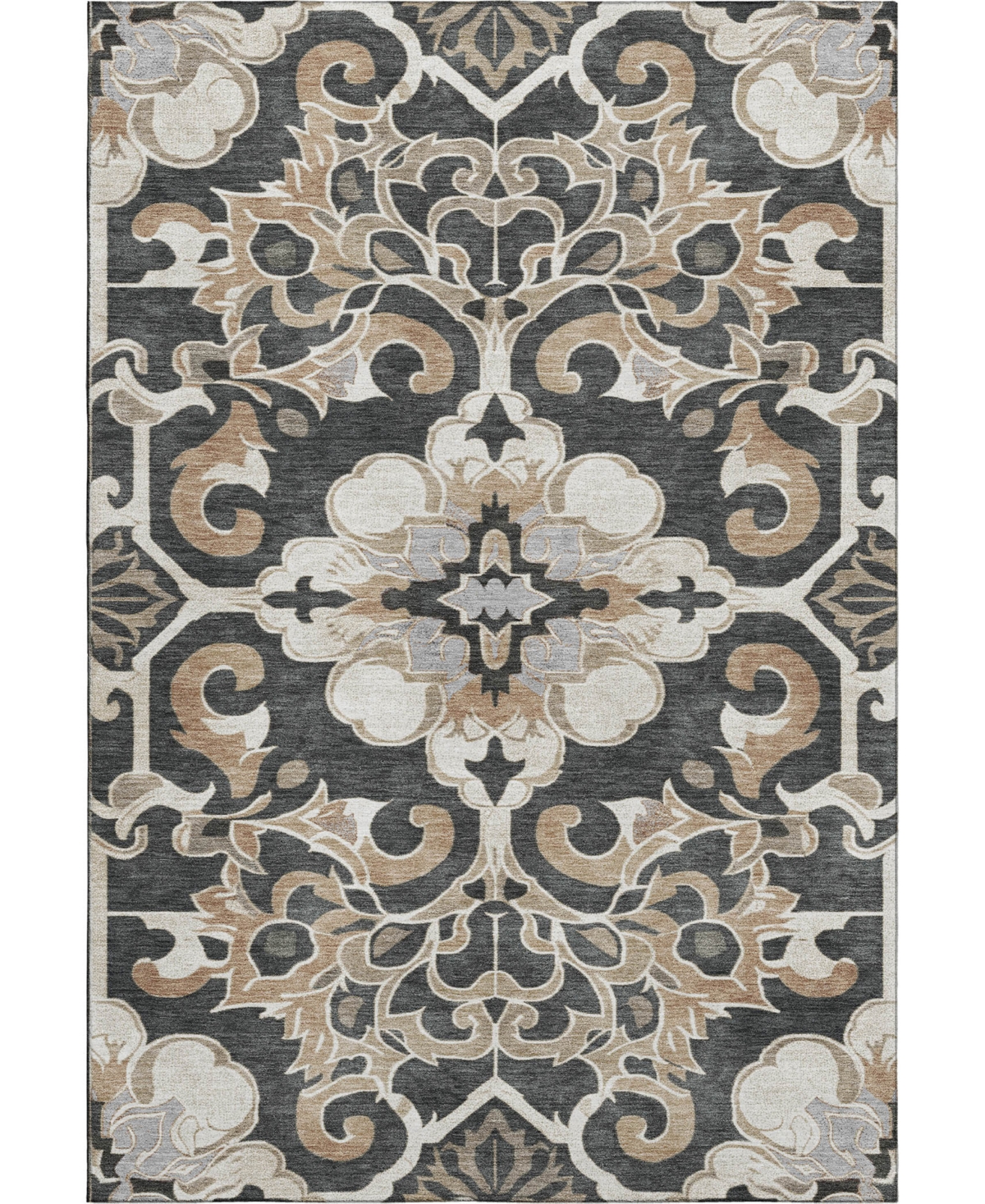 Click here for Addison Mayfield AMF1947 3x5 Area Rug - Charcoal prices